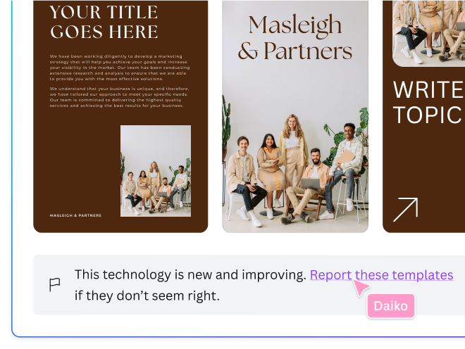 Magic Design: เครื่องมือออกแบบด้วย AI ออนไลน์ฟรี | Canva