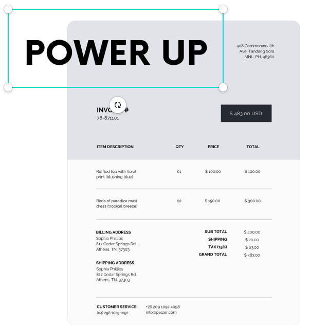 Buat Invoice Faktur Bisnis & Kirimkan Langsung dengan Canva