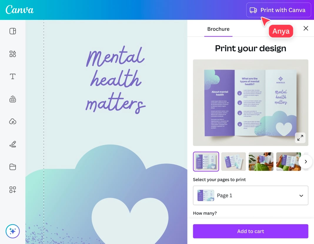 Custom Brochures | Personalize & Order Prints from Canva