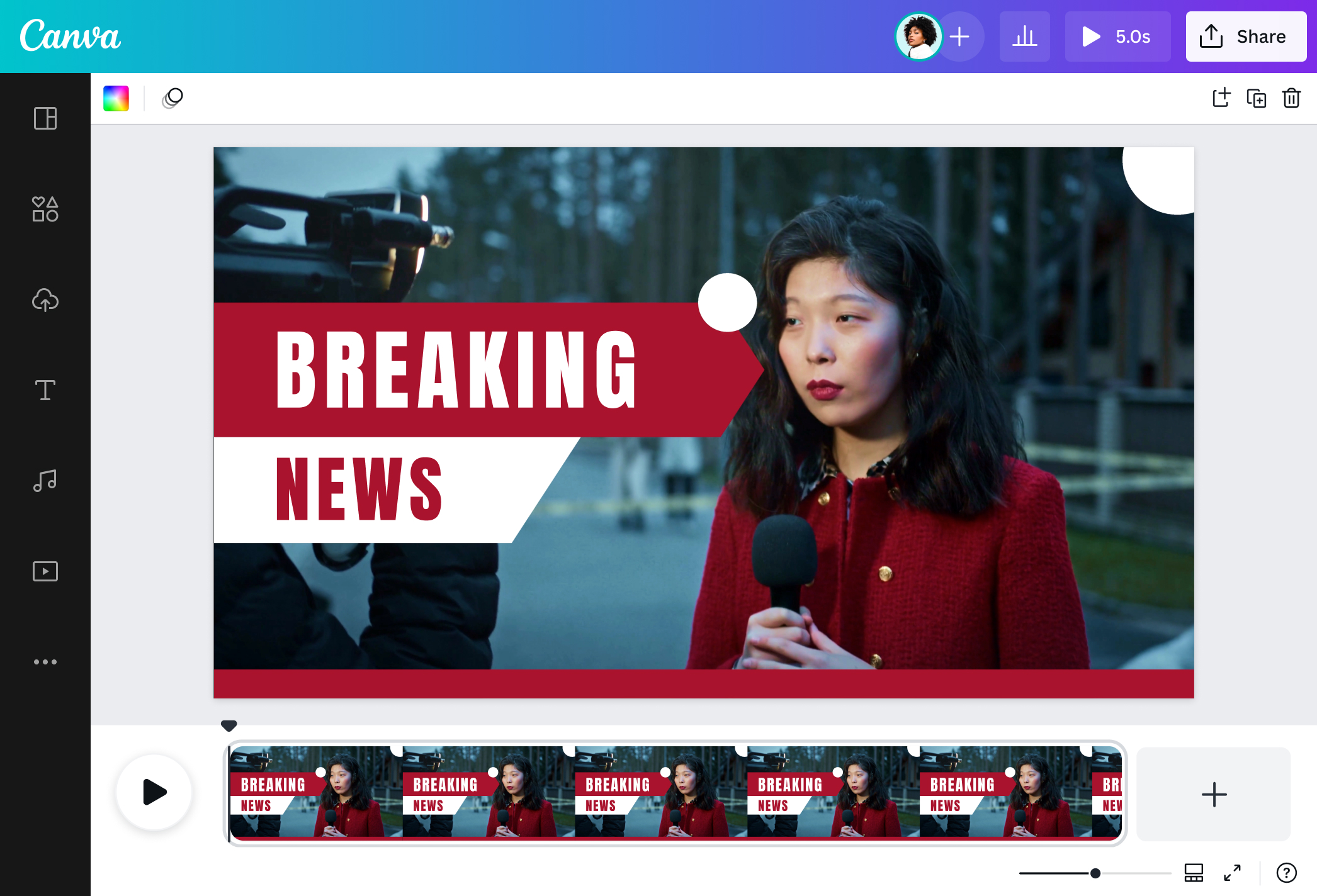 Free Online News Intro Maker - Make a News Intro Online | Canva