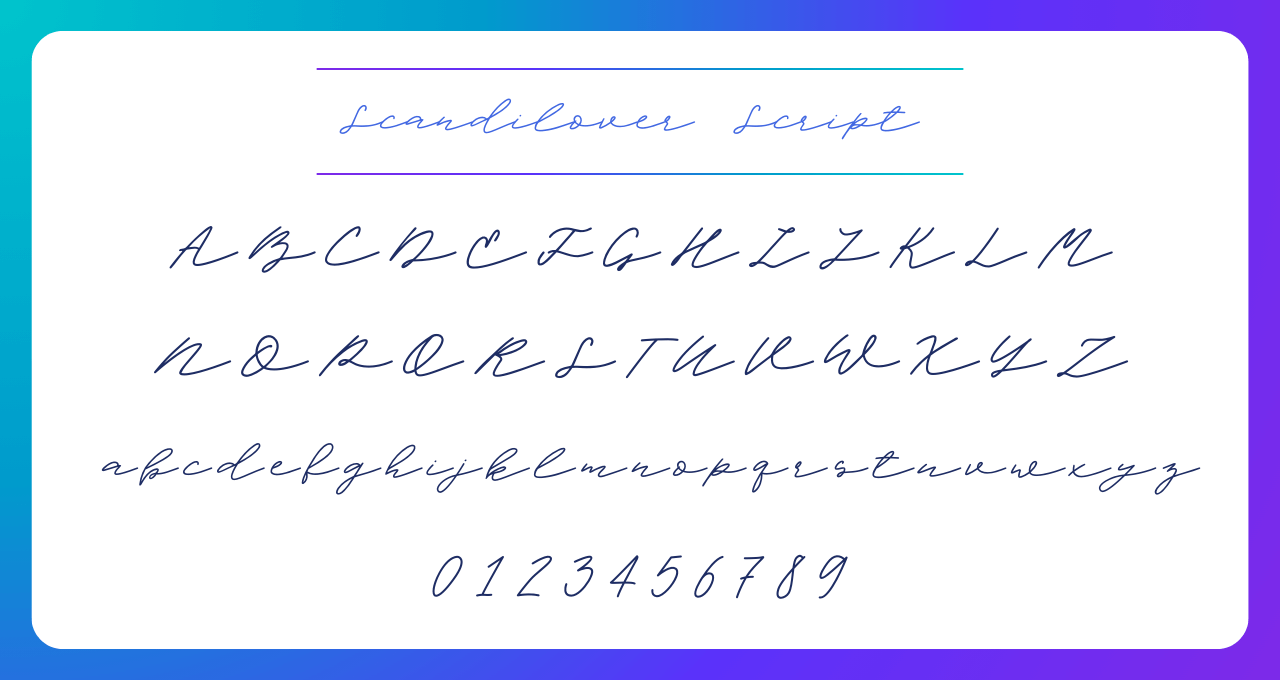 デザイナーが選んだおすすめの筆記体フォント37選！おしゃれ・手書きなど目的別に紹介