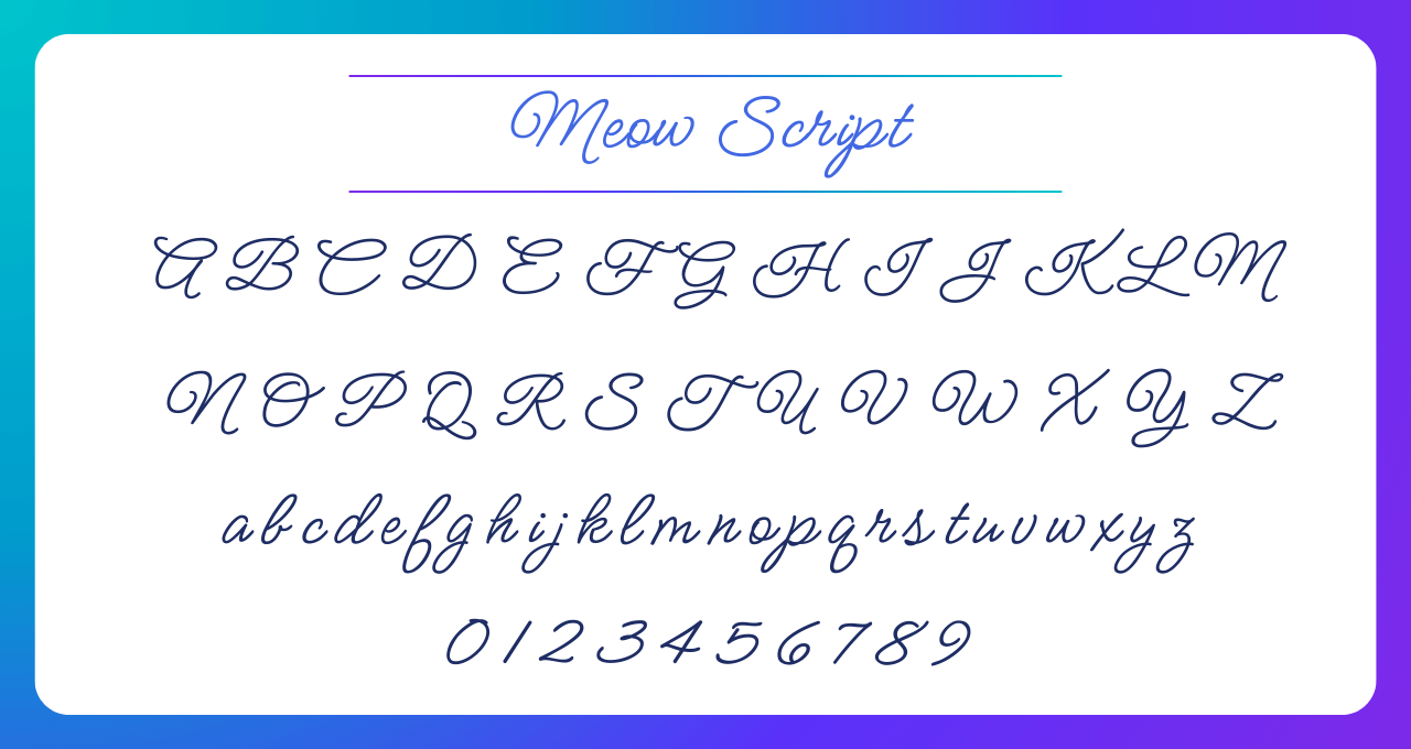 デザイナーが選んだおすすめの筆記体フォント37選！おしゃれ・手書きなど目的別に紹介