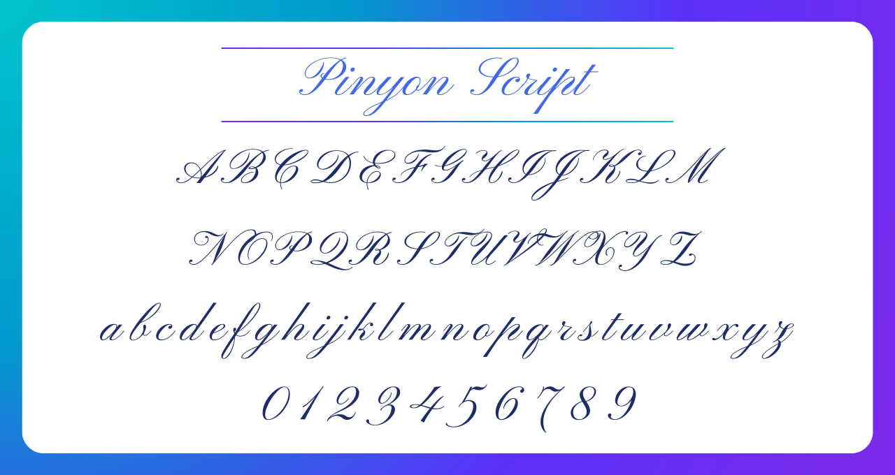 デザイナーが選んだおすすめの筆記体フォント37選！おしゃれ・手書きなど目的別に紹介