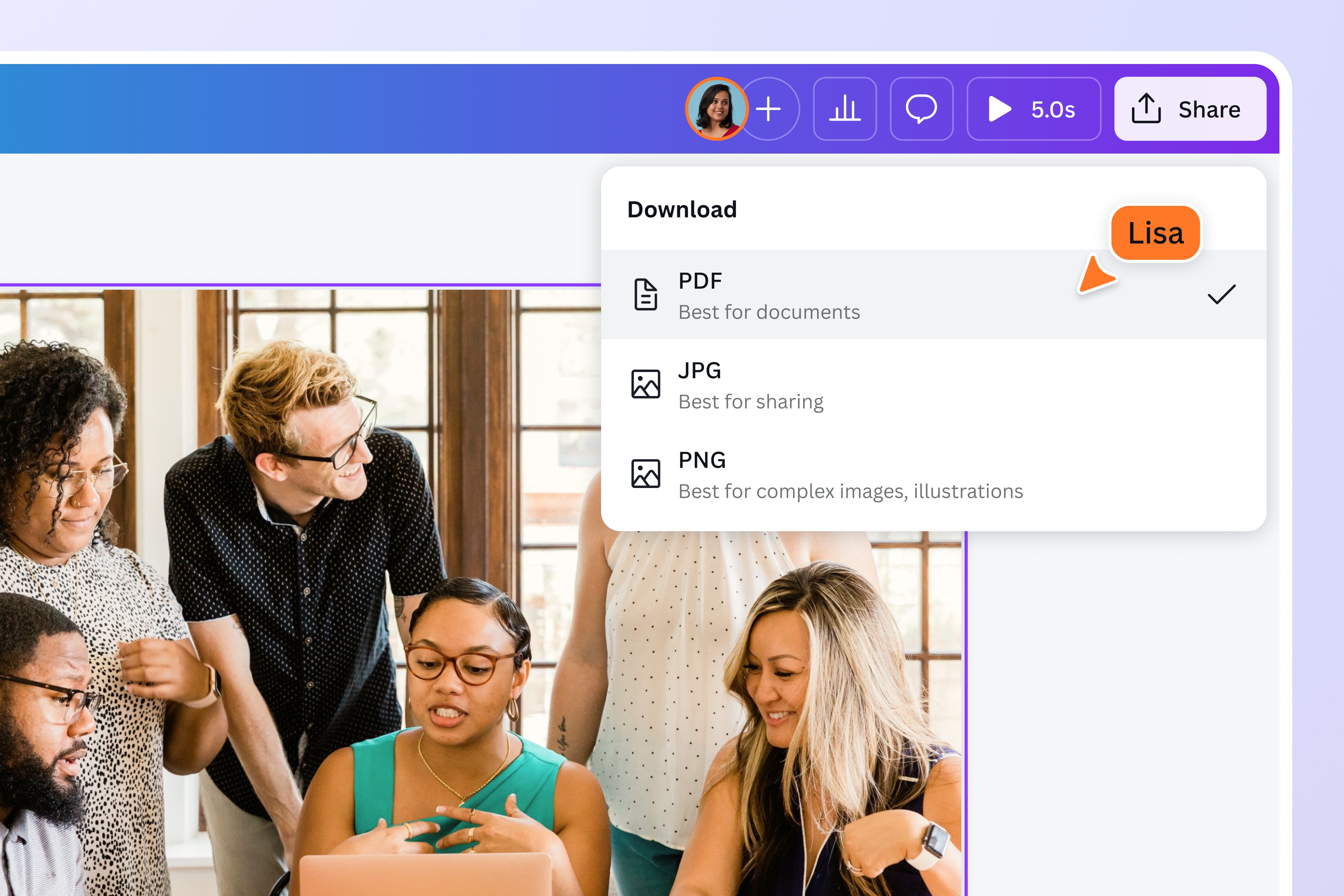 Convertir JPG a PDF - Conversor online gratuito | Canva