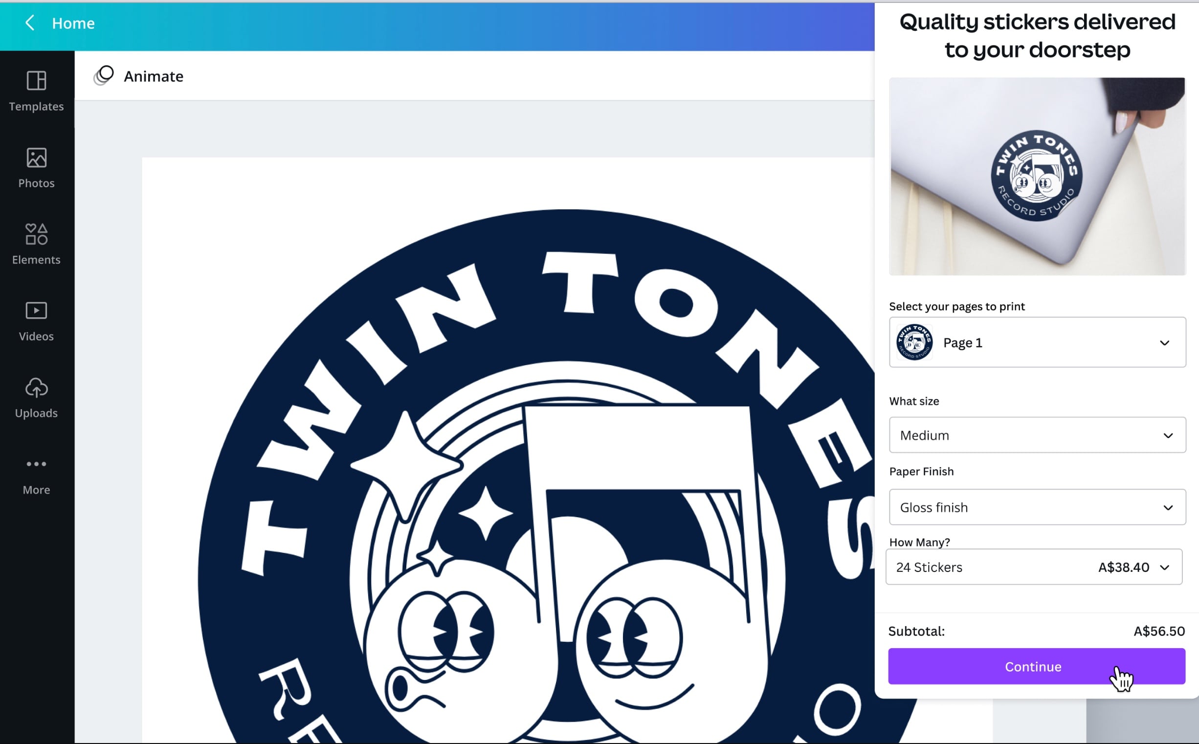 Desain Stiker Logo Gratis - Edit Stiker Logo Online | Canva
