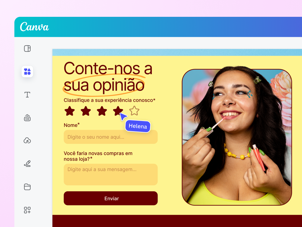 Formulários online grátis | Canva