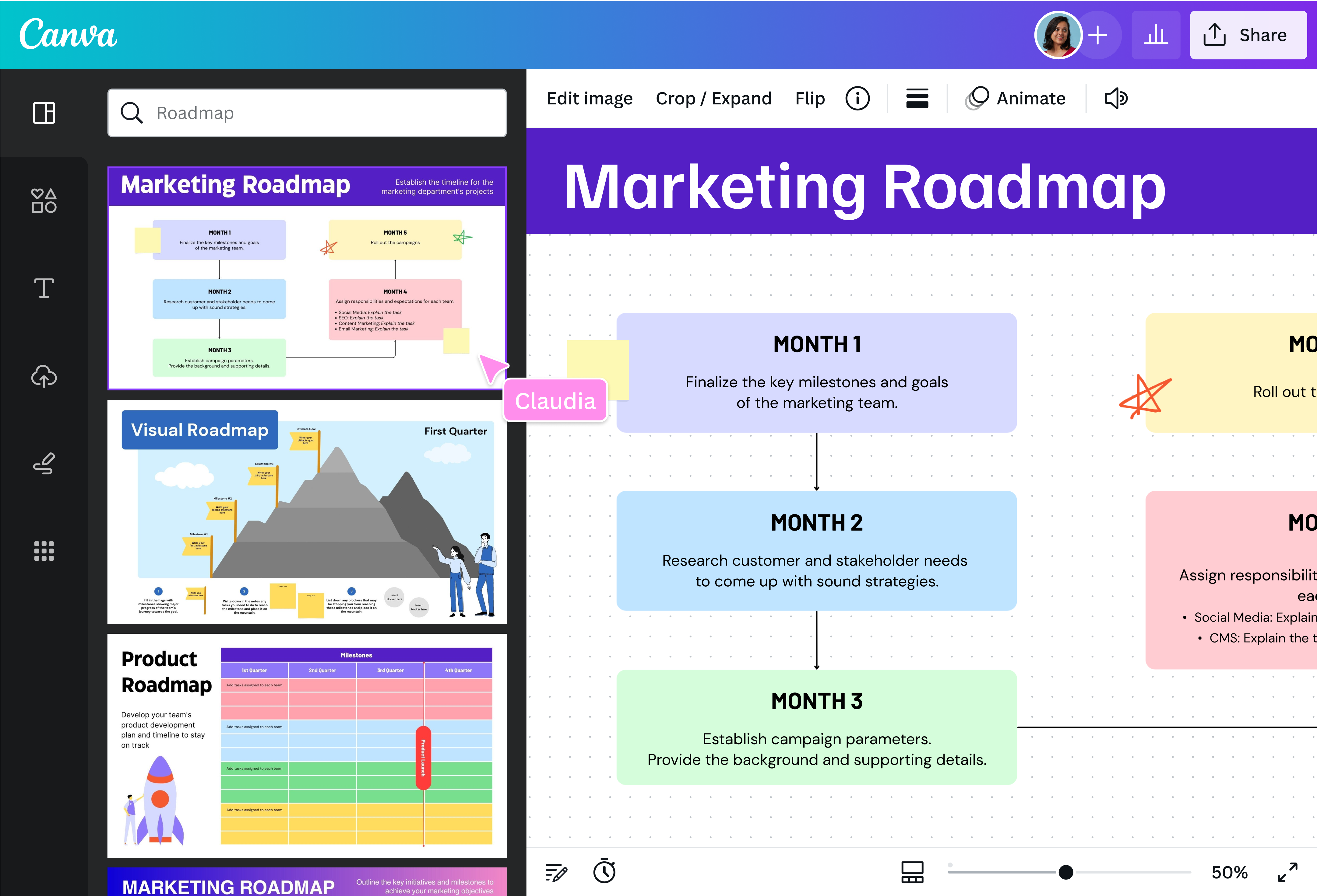 How to Make Roadmaps (With Templates & Tips) | Canva