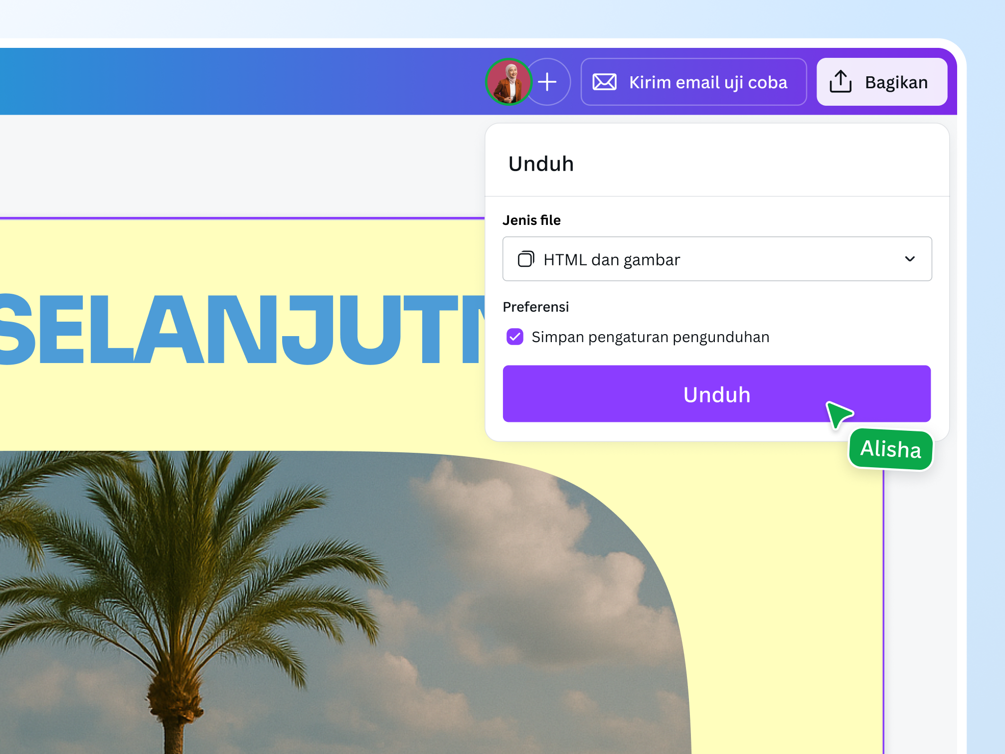 Pembuat desain email online gratis | Canva