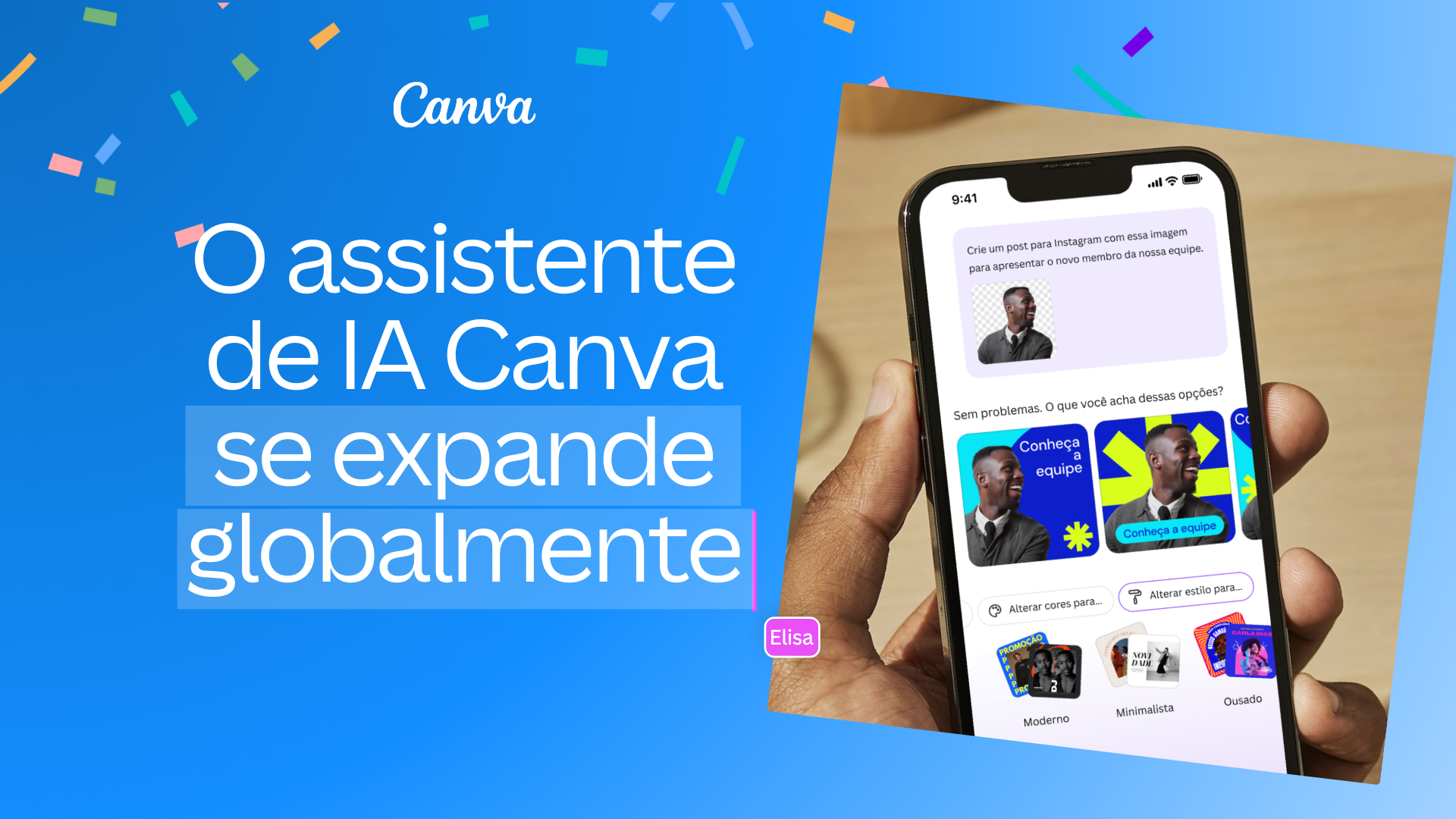 O assistente de design Canva IA agora é multilíngue: 16 novos idiomas e ...