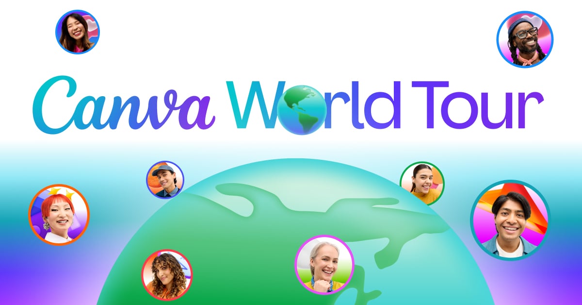 Canva World Tour: Millions learning together.