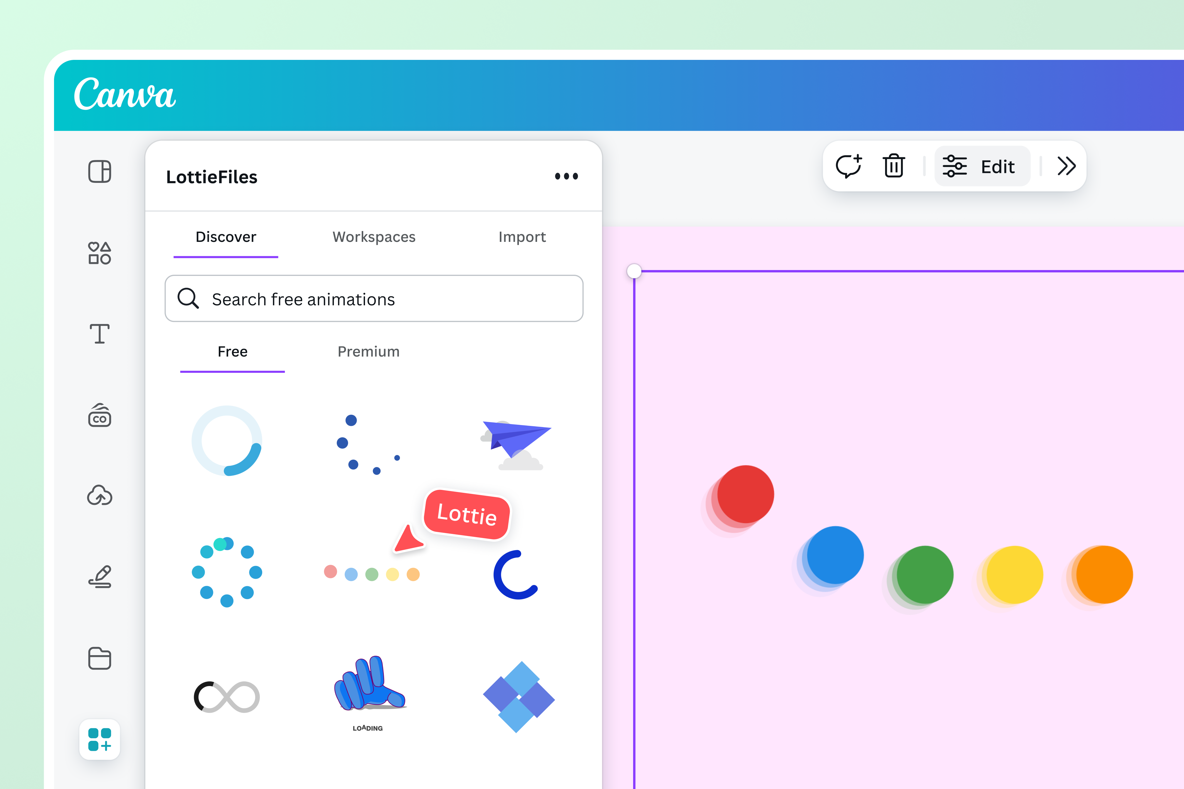 Lottie Animation: Add effortless animations to your design | Canva