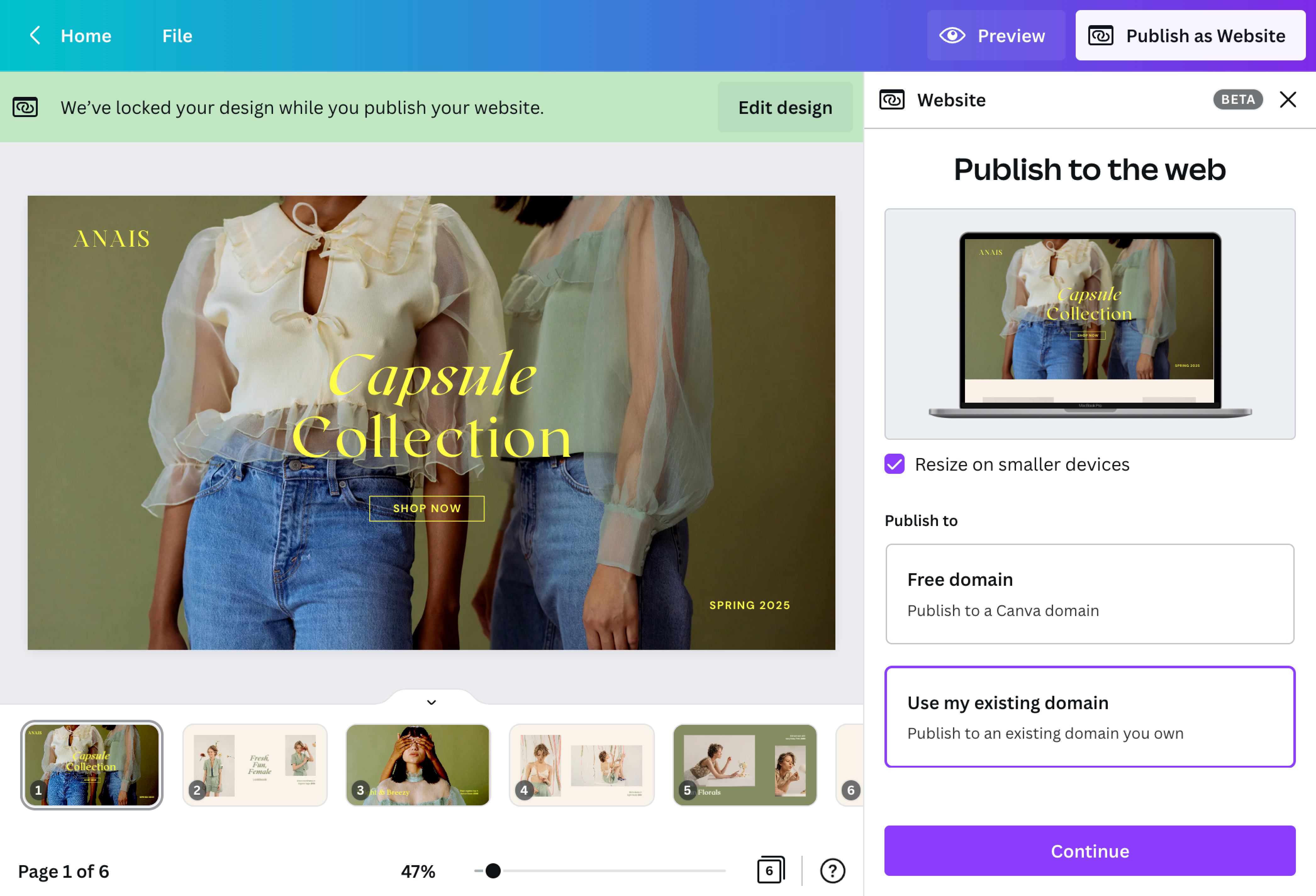Free Website Landing Page Builder & Creator | Canva
