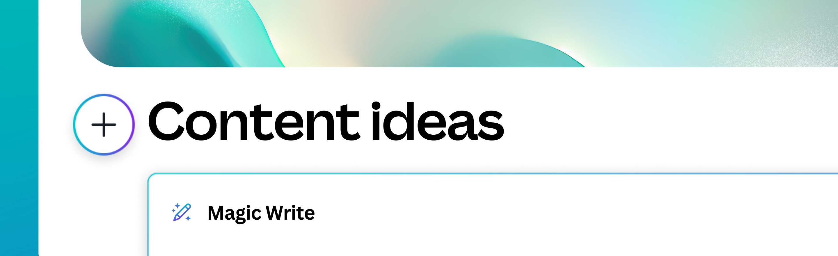 Magic Write in Canva: Your first draft, fast
