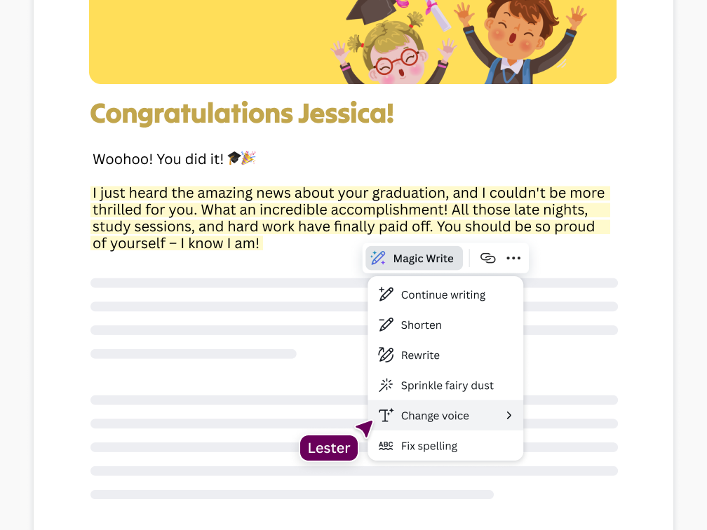 AI Email Generator: Generate emails fast with AI | Canva