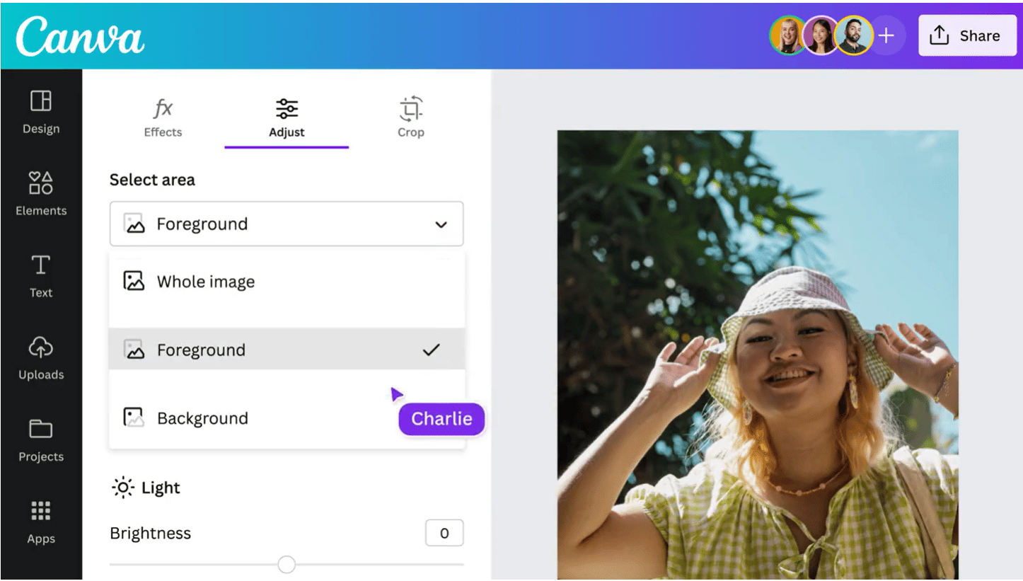 Editor Foto Online Gratis: Edit gambar jadi gampang - Canva