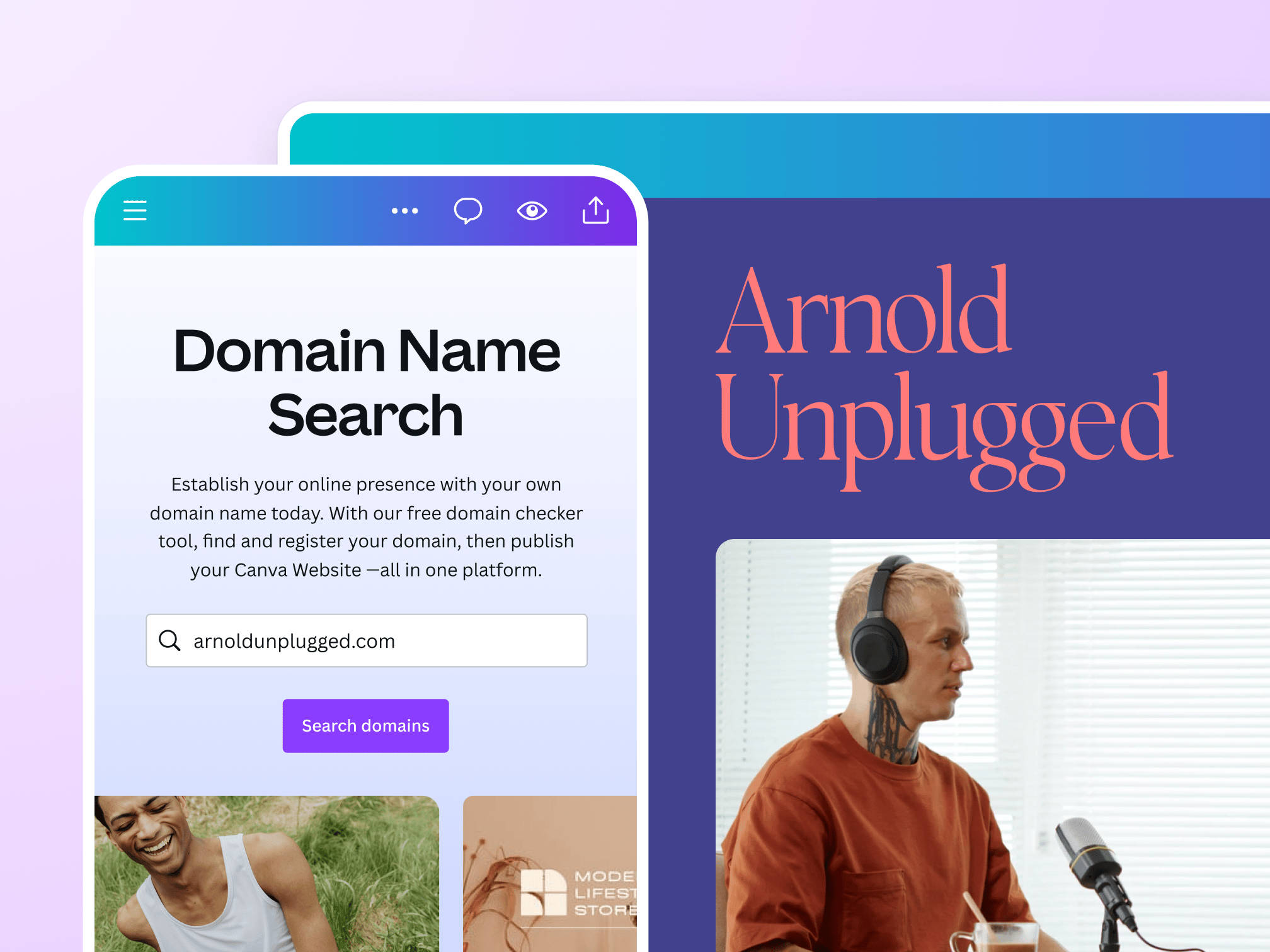 Domain Name Generator: Get domain name ideas with ease | Canva