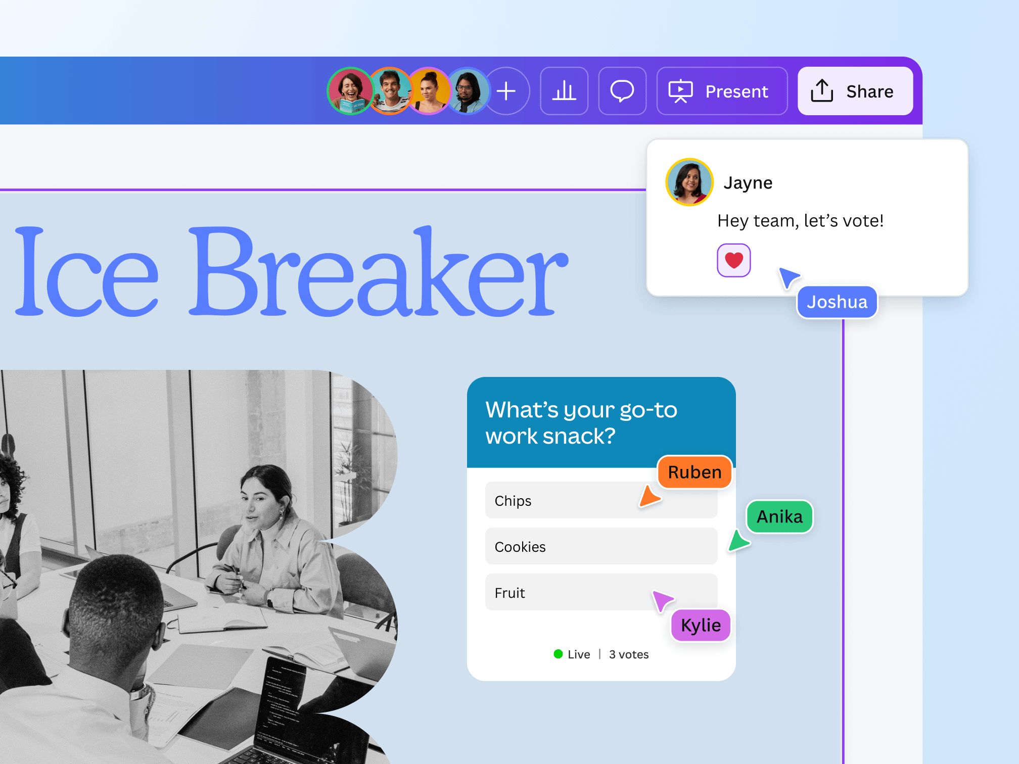 Free Online Poll Maker: Create interactive polls | Canva