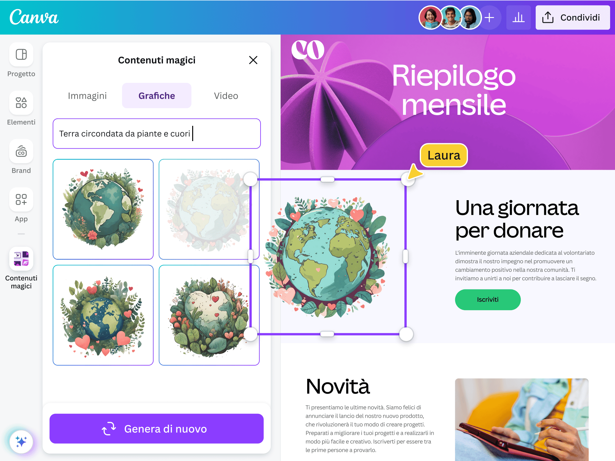 Generatore immagini AI gratis: crea con intelligenza artificiale | Canva