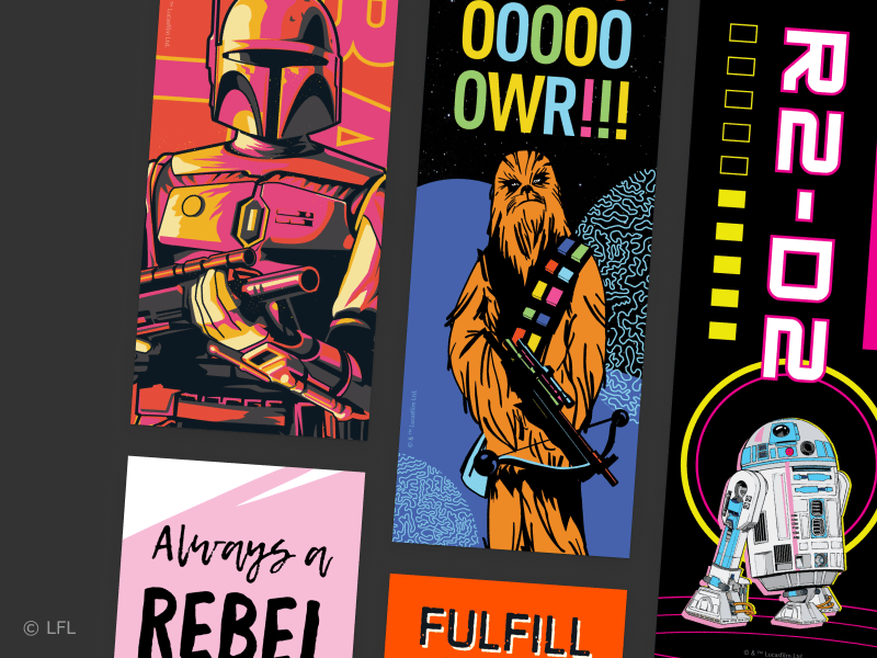Editable and printable Star Wars bookmark templates | Canva