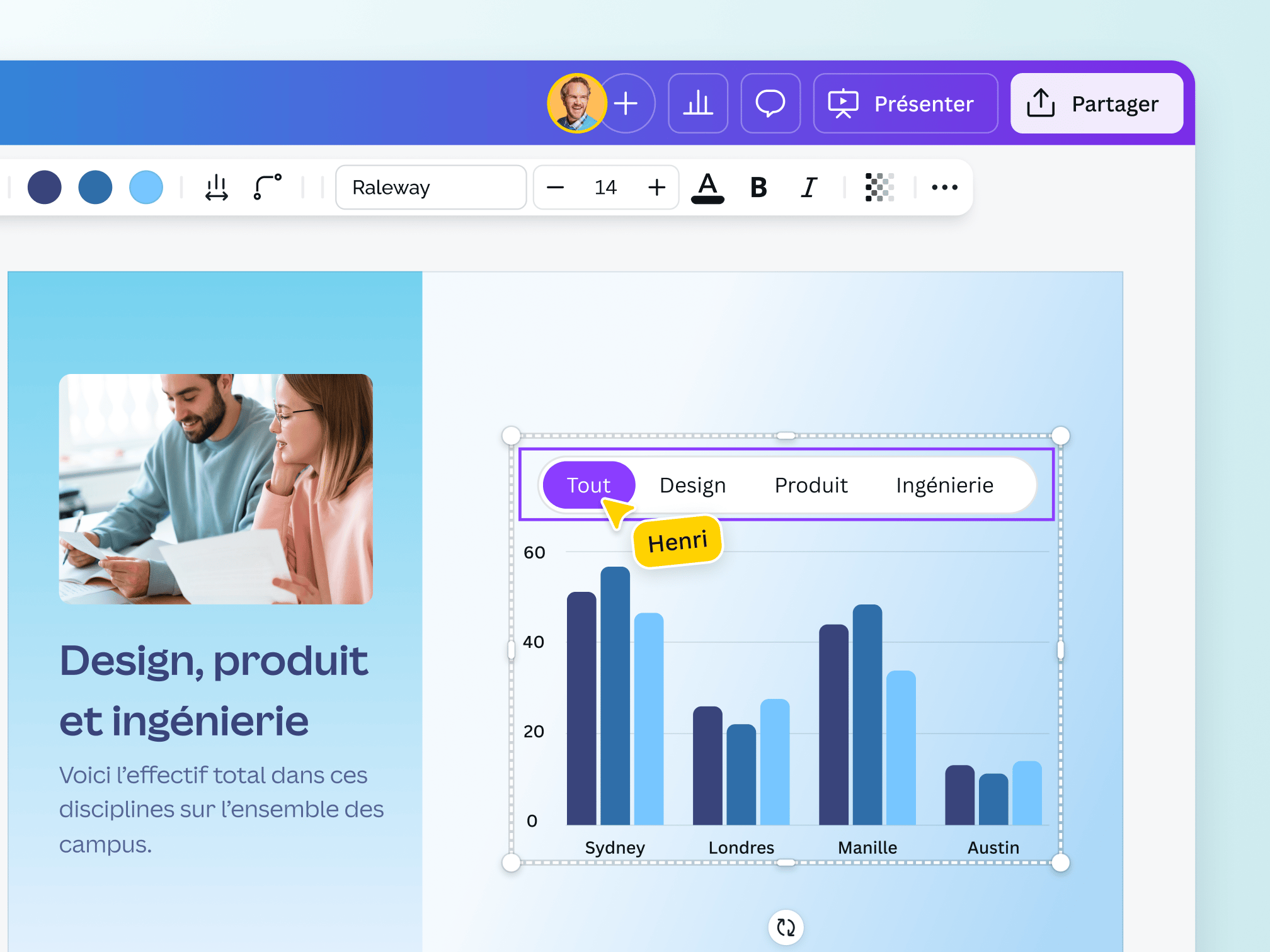 Créez un graphique personnalisé en ligne en quelques minutes | Canva