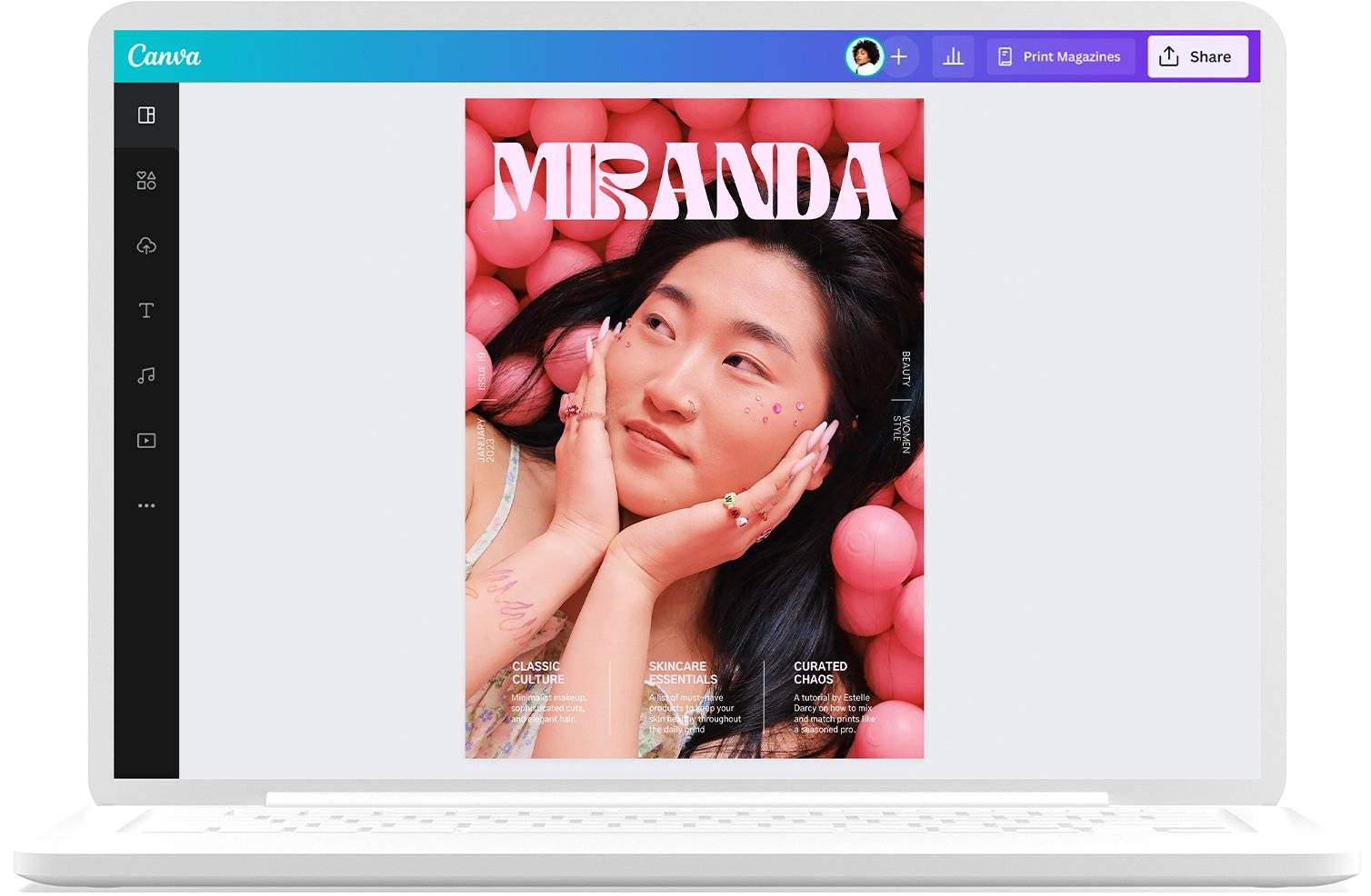 Tijdschriften drukken - Ontwerp en druk tijdschriften met gemak - Canva