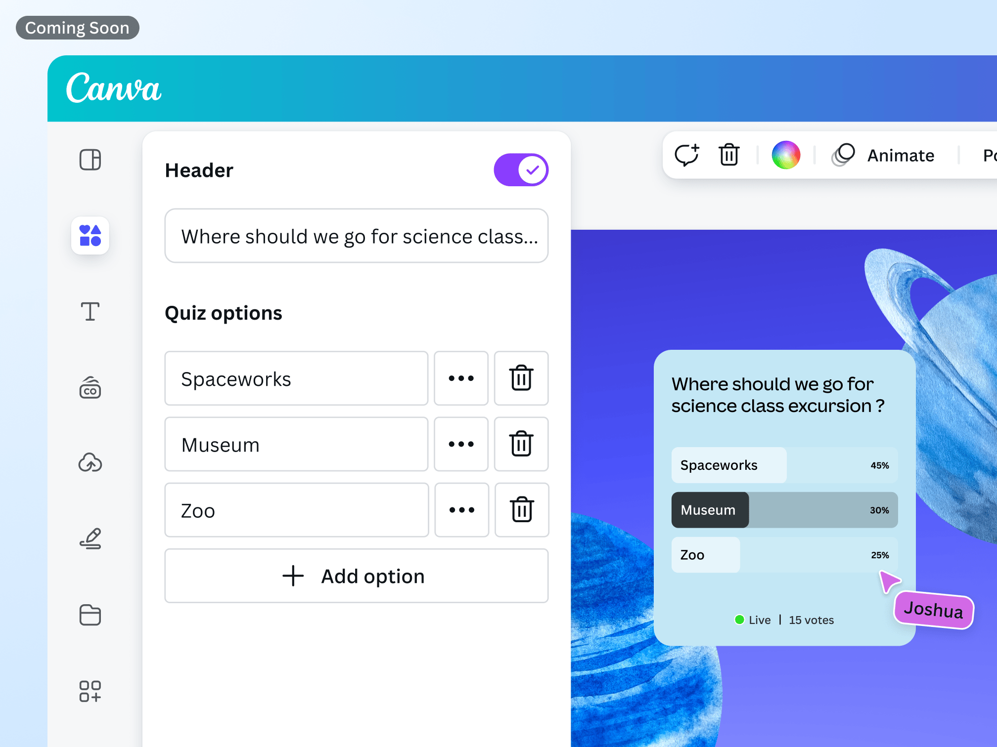 Pembuat Pemungutan Suara Online: Buat Polling Interaktif | Canva