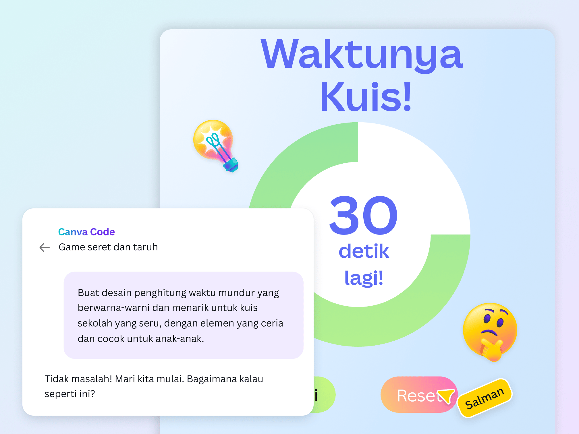 Generator Kode AI: Ubah desain dengan AI untuk coding | Canva
