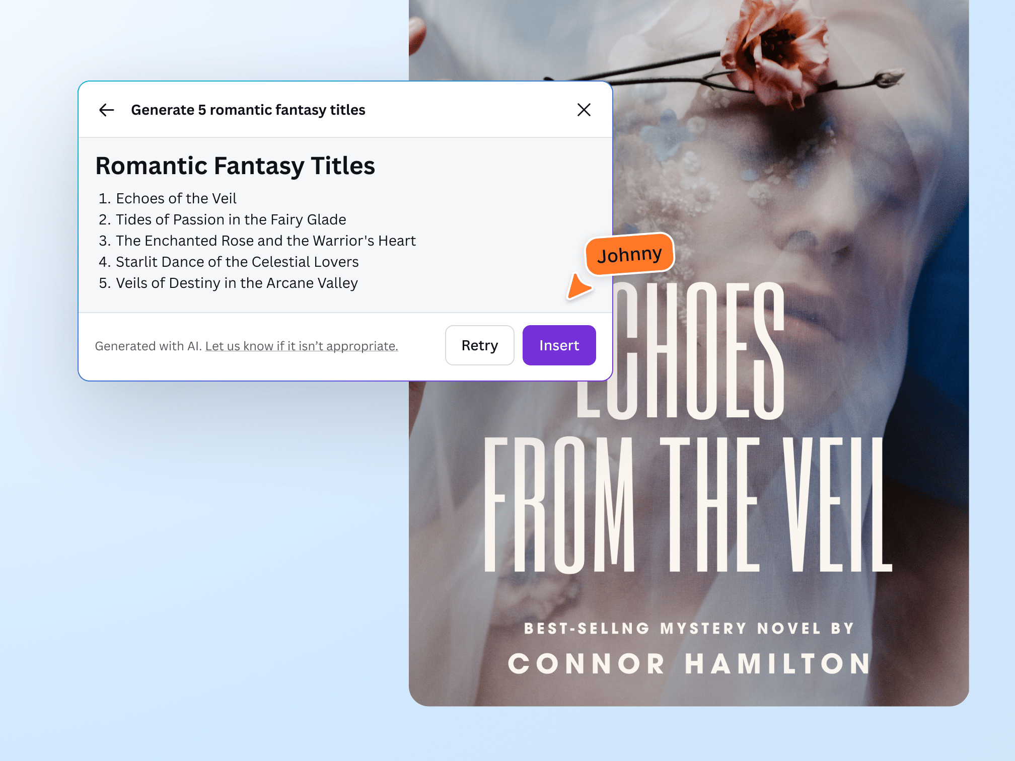 AI Book Title Generator | Canva
