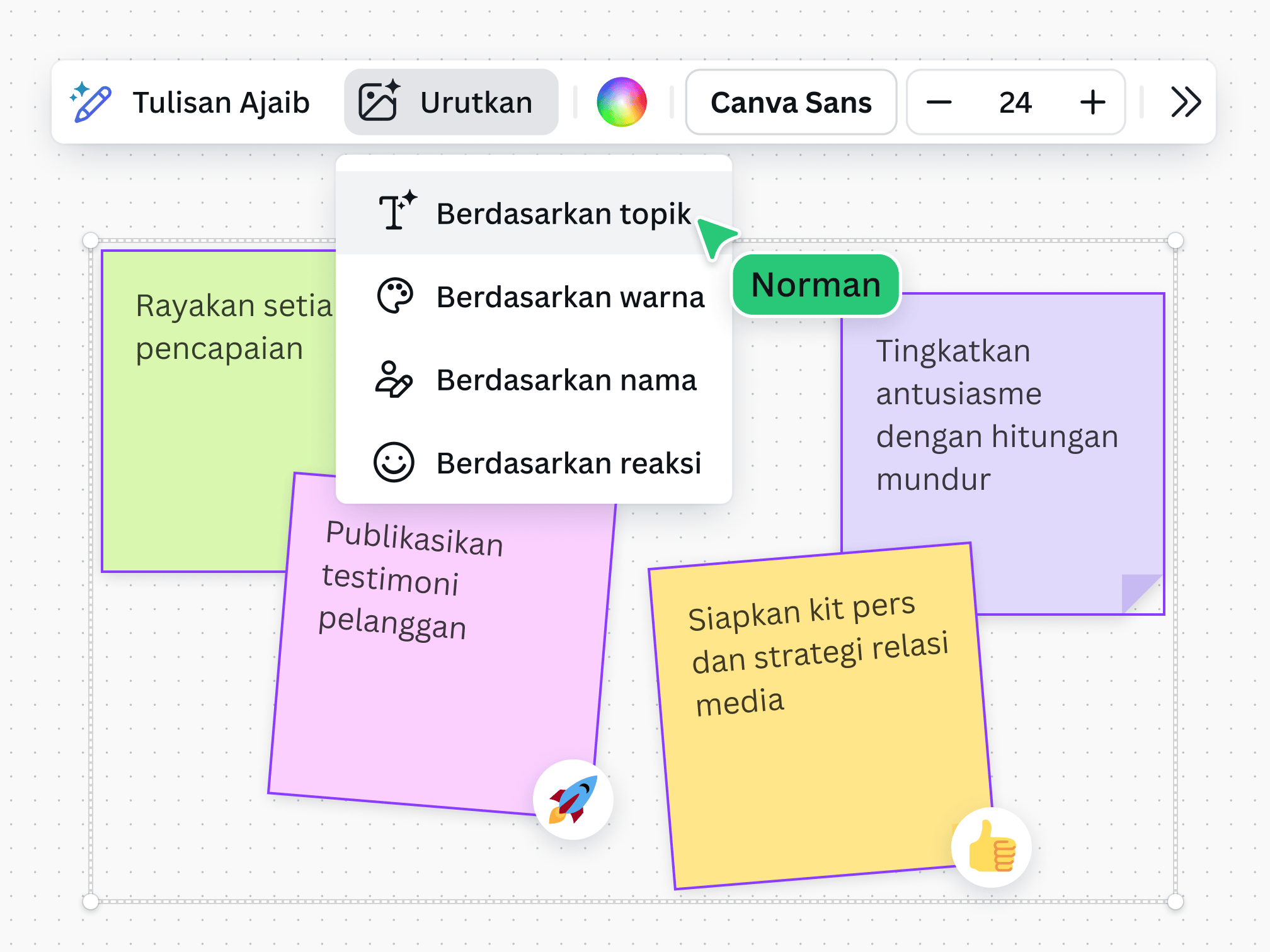 Papan Tulis Online Gratis untuk Kolaborasi Real-Time | Canva