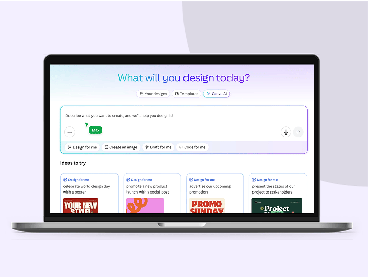 Generator Kode AI: Ubah desain dengan AI untuk coding | Canva