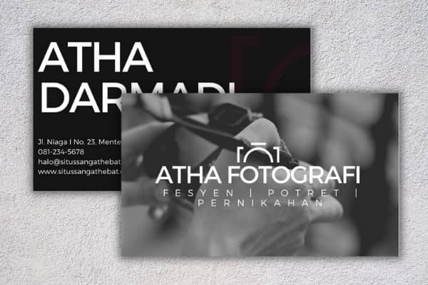 Kartu Nama Standar | Pesan & Cetak Melalui Canva