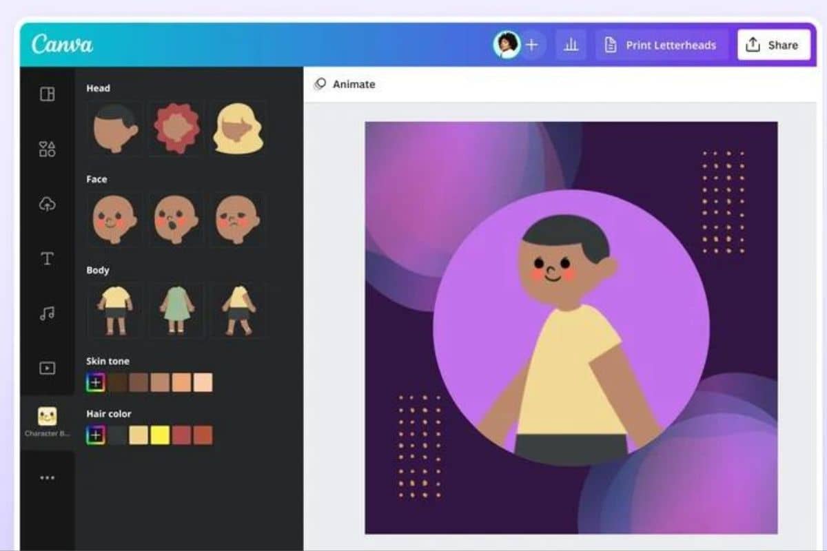 เครื่องมือสร้างตัวละครด้วย AI ฟรี - สร้างตัวละครด้วย AI | Canva