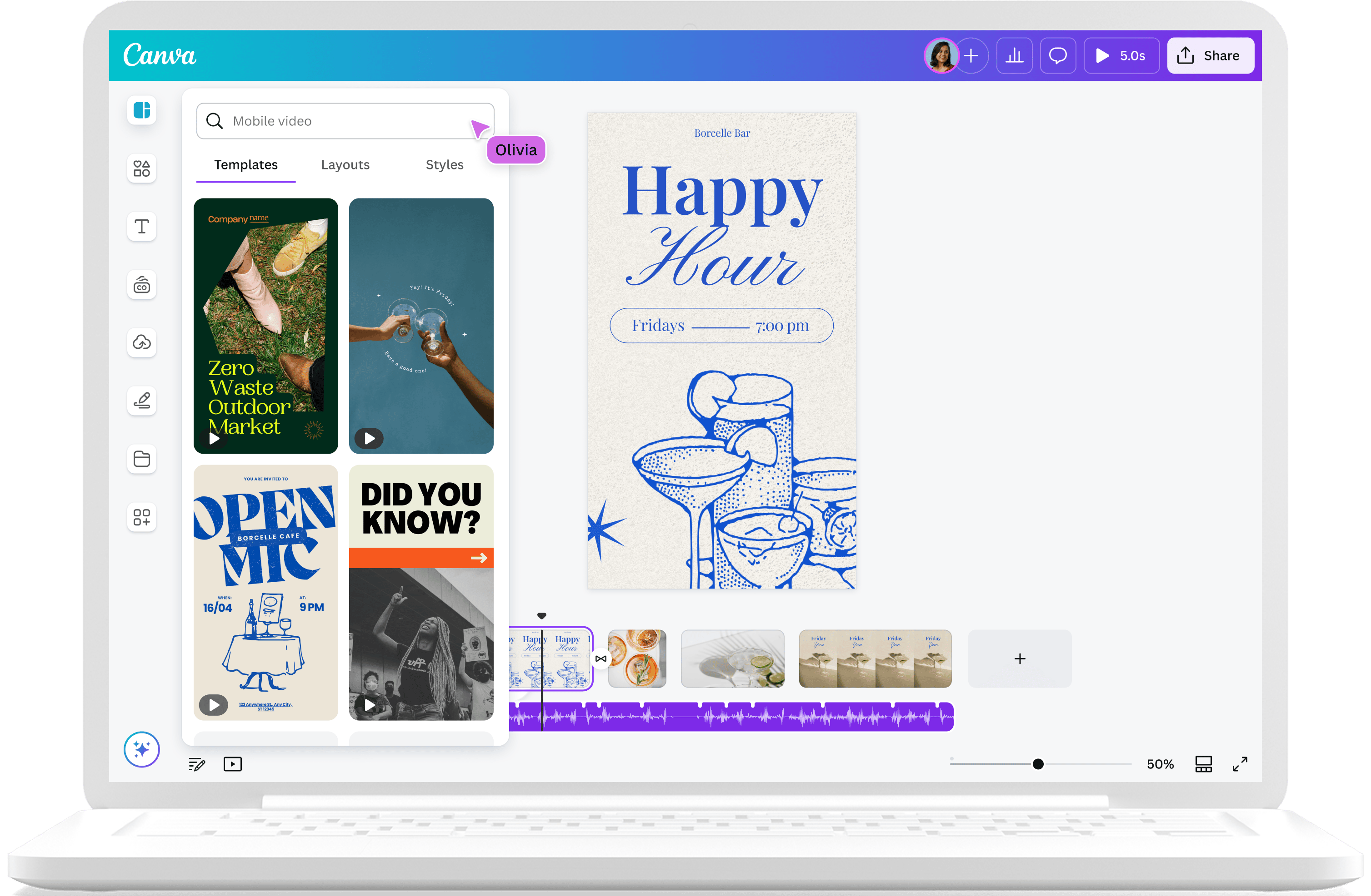 Téléchargez notre application de montage vidéo gratuite | Canva