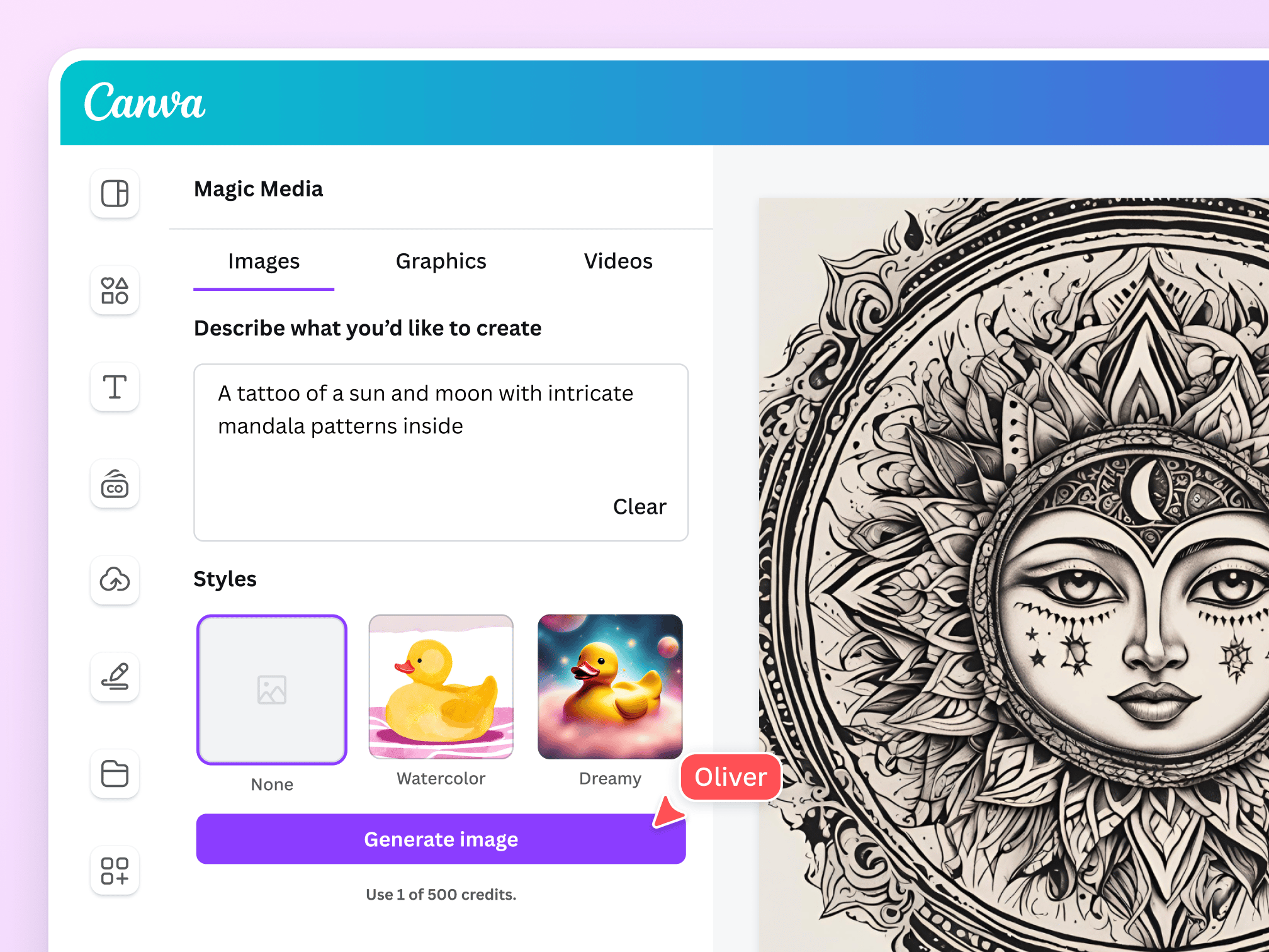 Free AI Tattoo Generator: Design a tattoo with AI | Canva