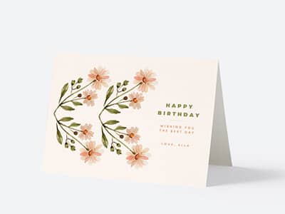 Paper Stationery Printable Greeting Cards Custom Canva Cards DIY ...