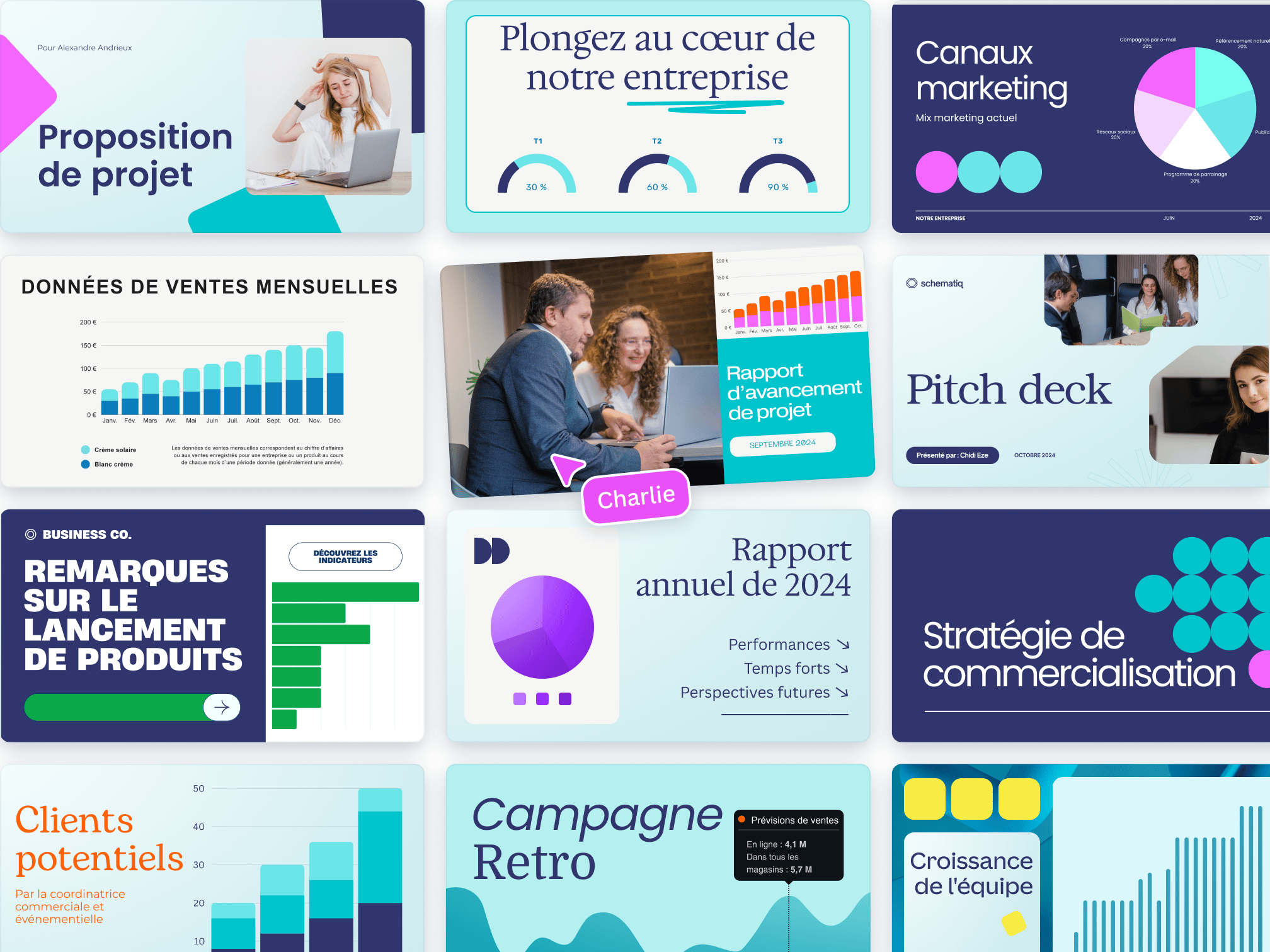 Créez un graphique personnalisé en ligne en quelques minutes | Canva