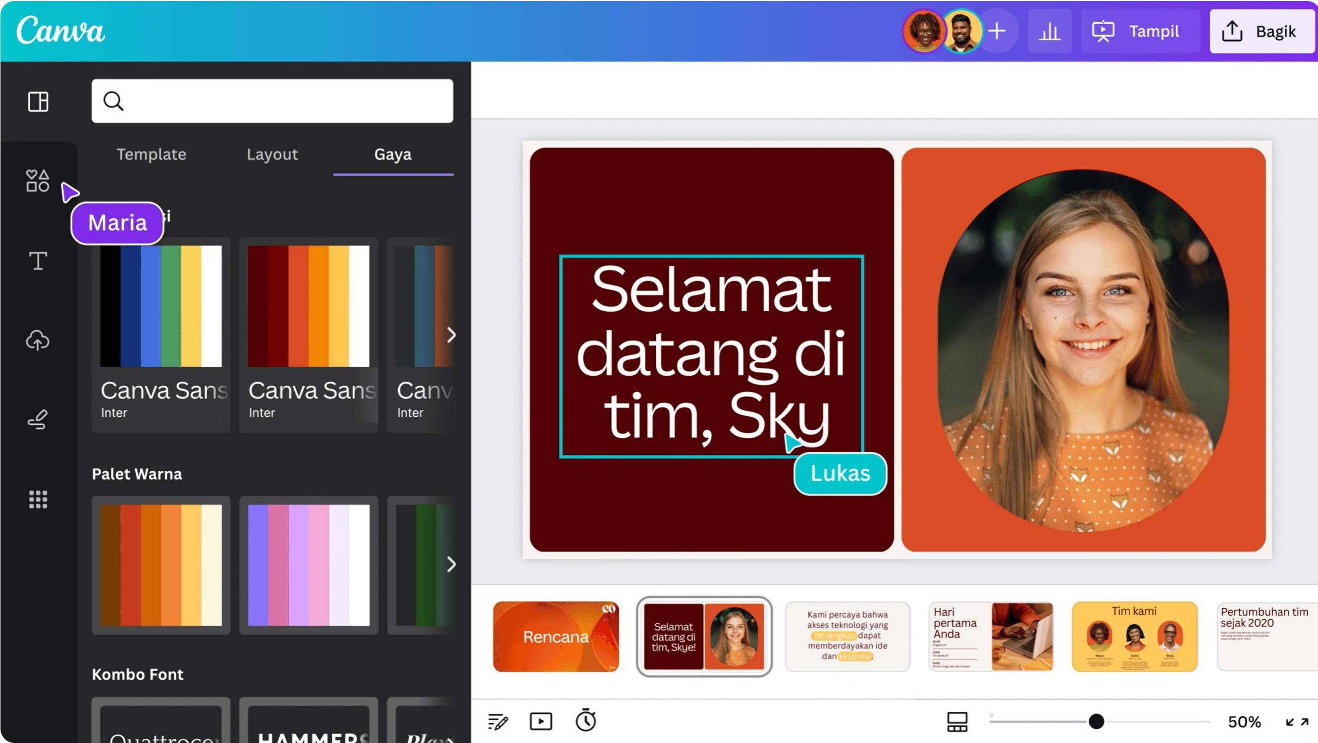 Presentasi dan slide untuk beragam kesempatan | Canva