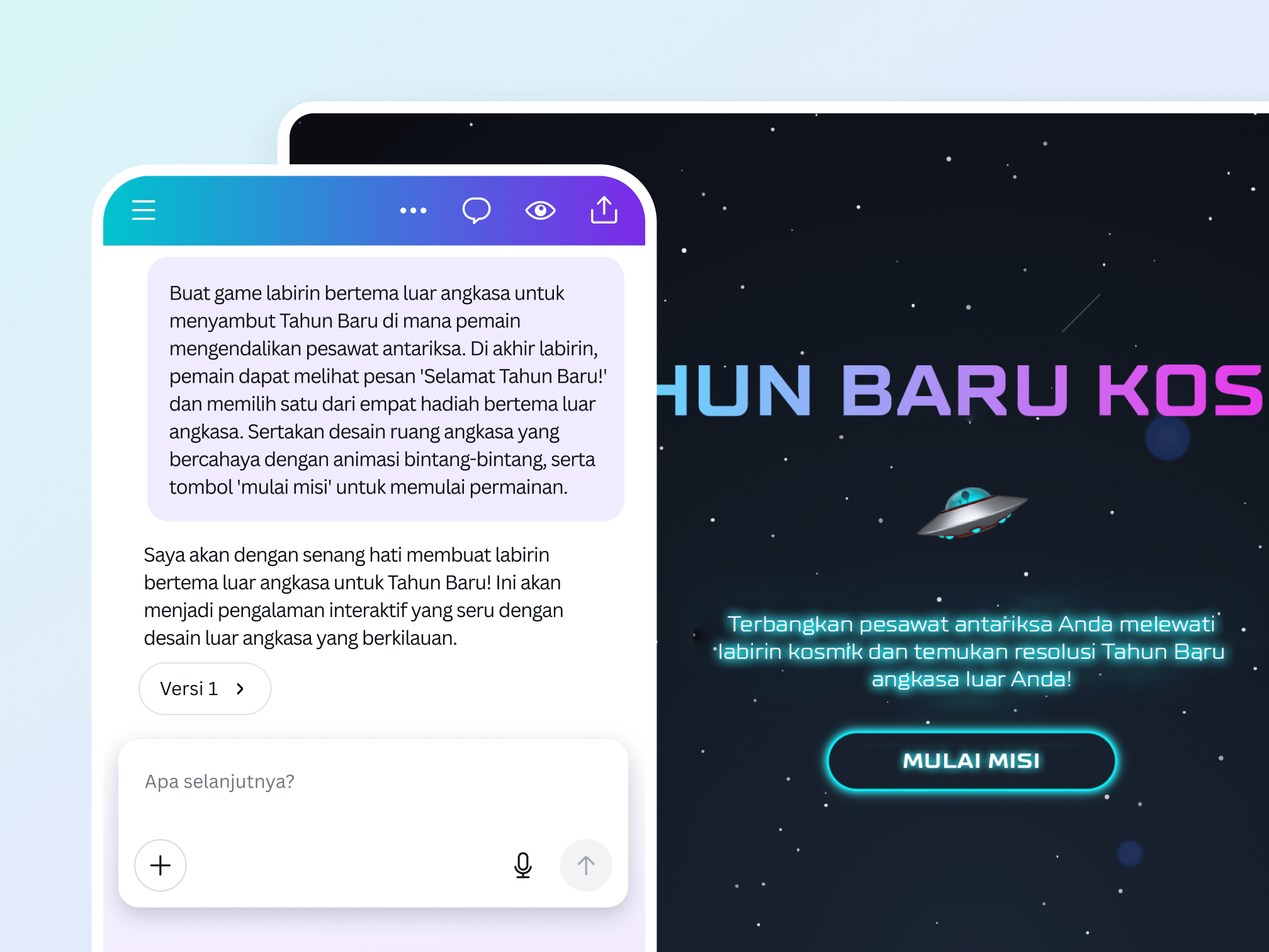 Generator Kode AI: Ubah desain dengan AI untuk coding | Canva