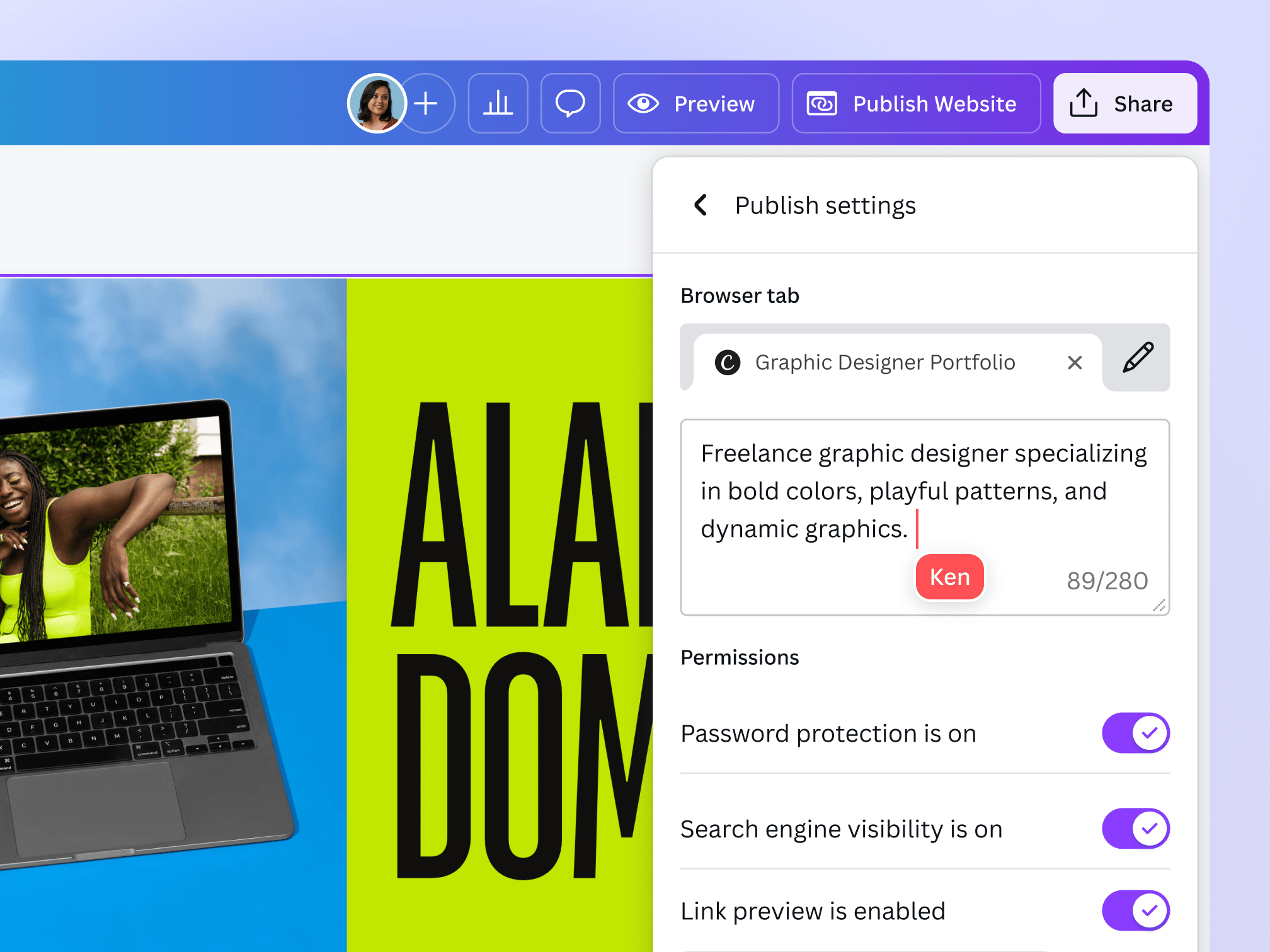 Domain Name Search | Check & Buy Available Domains | Canva
