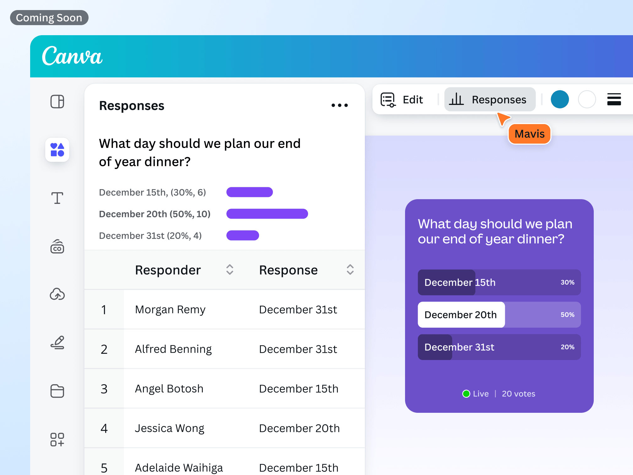 Free Online Poll Maker: Create interactive polls | Canva