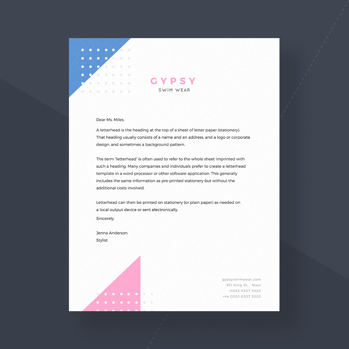 Macam Mana Nak Buat Template Kepala Surat Letter Head NylailVaughan