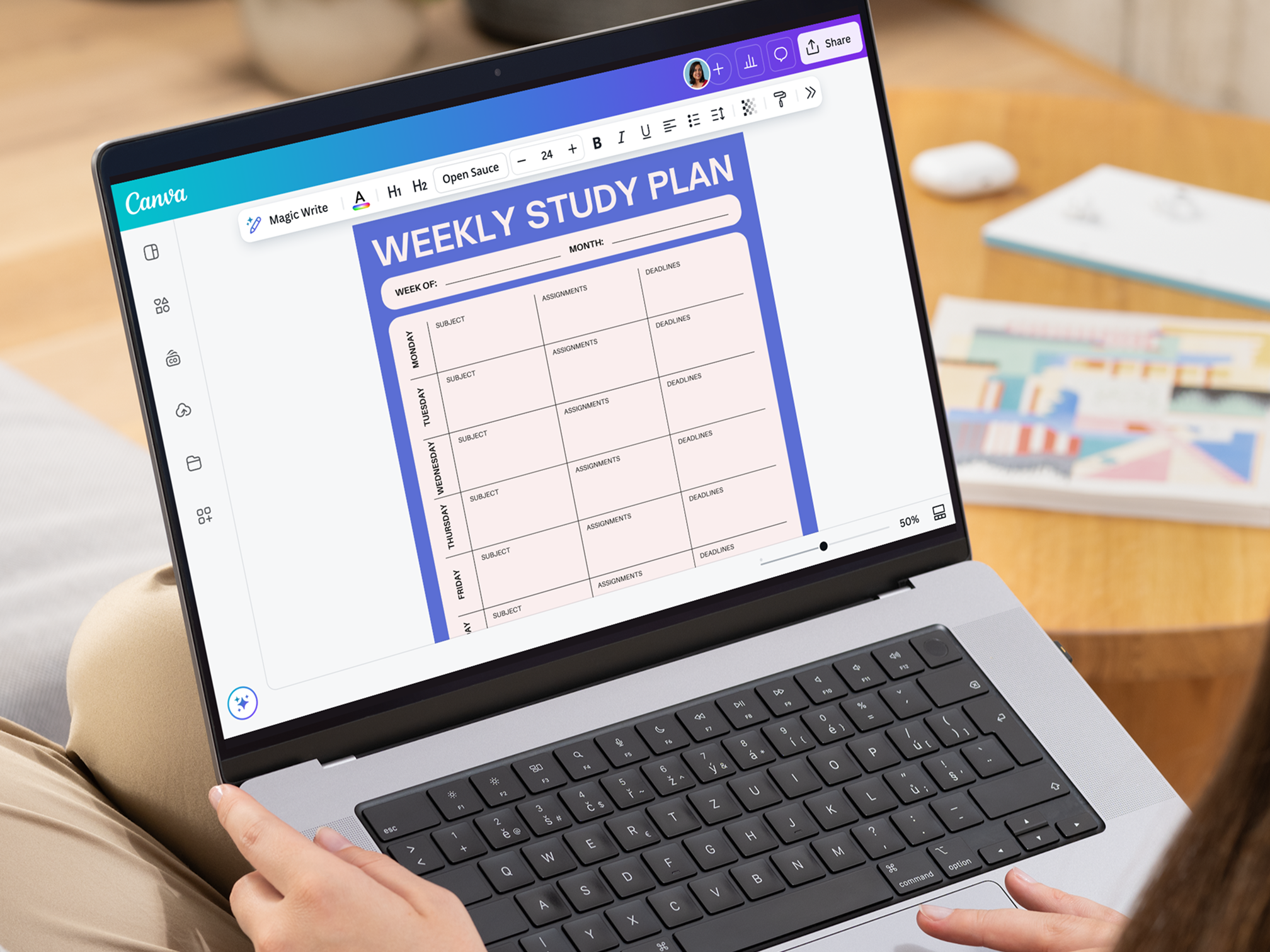 Free Study Planner: Build Custom Study Schedules with AI | Canva Code