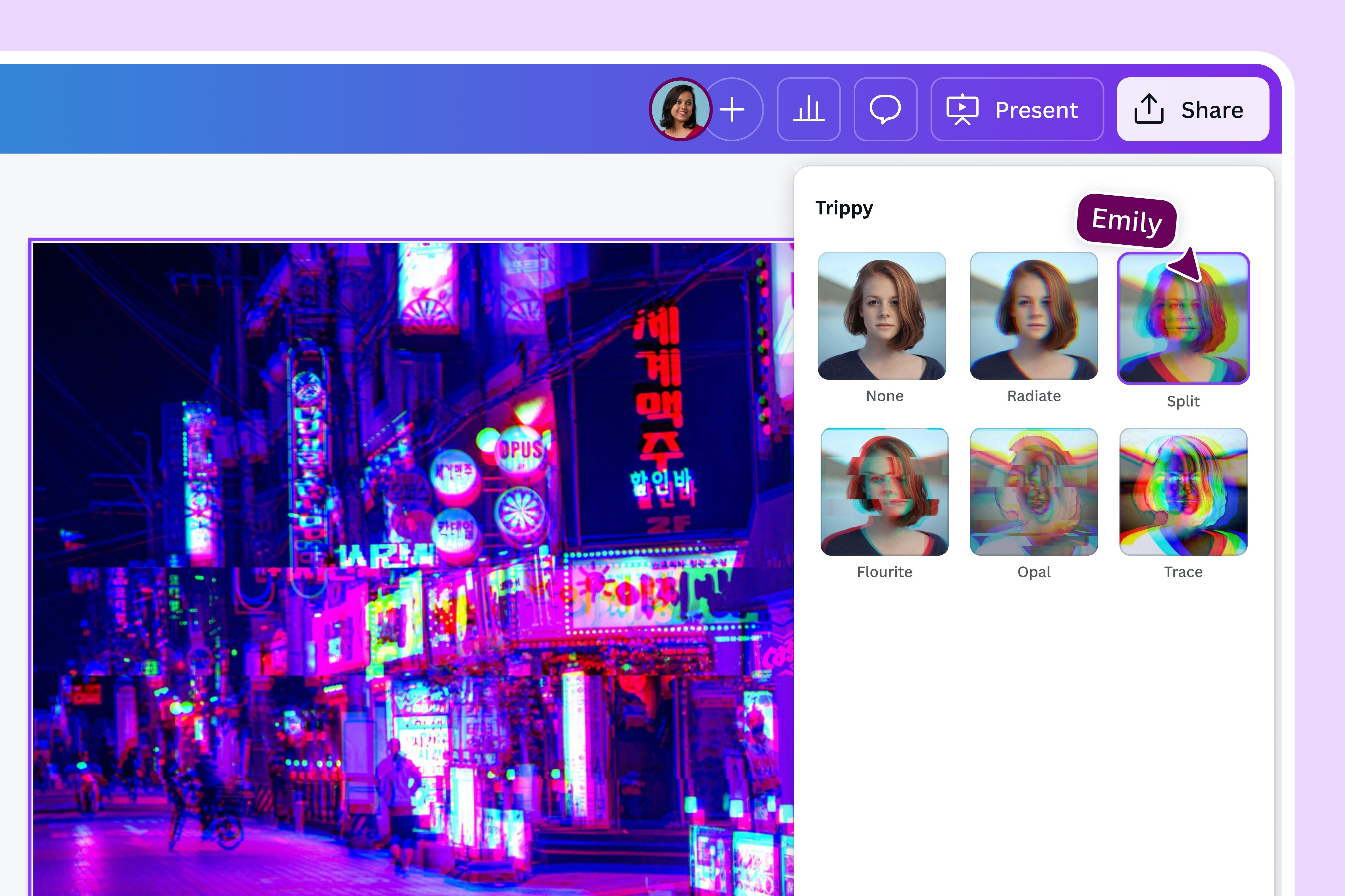 Glitch editor: Add a glitch effect to images online | Canva