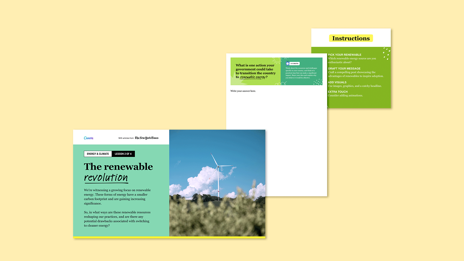 Becoming a Critical Thinker: Energy Lesson 2 - The Renewable Revolution