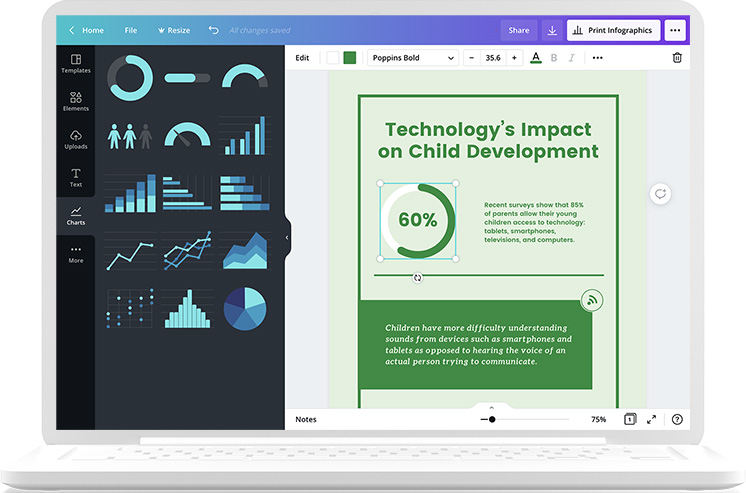 Infografías creativas para editar - Ejemplos y plantillas gratis | Canva