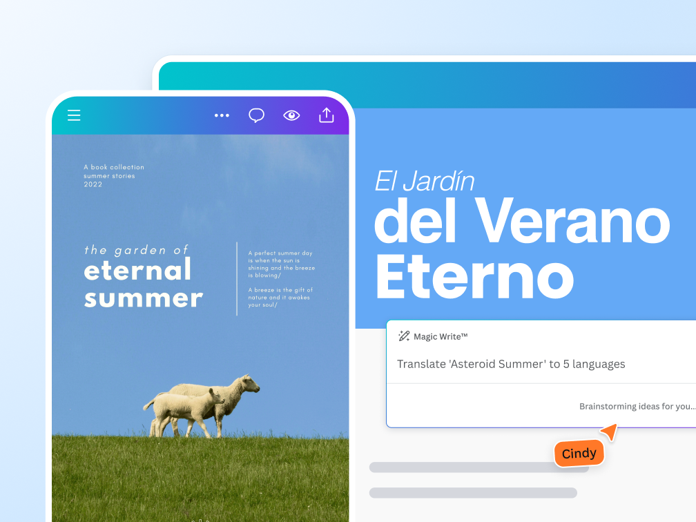 Generatore di titoli per libri gratis online AI | Canva