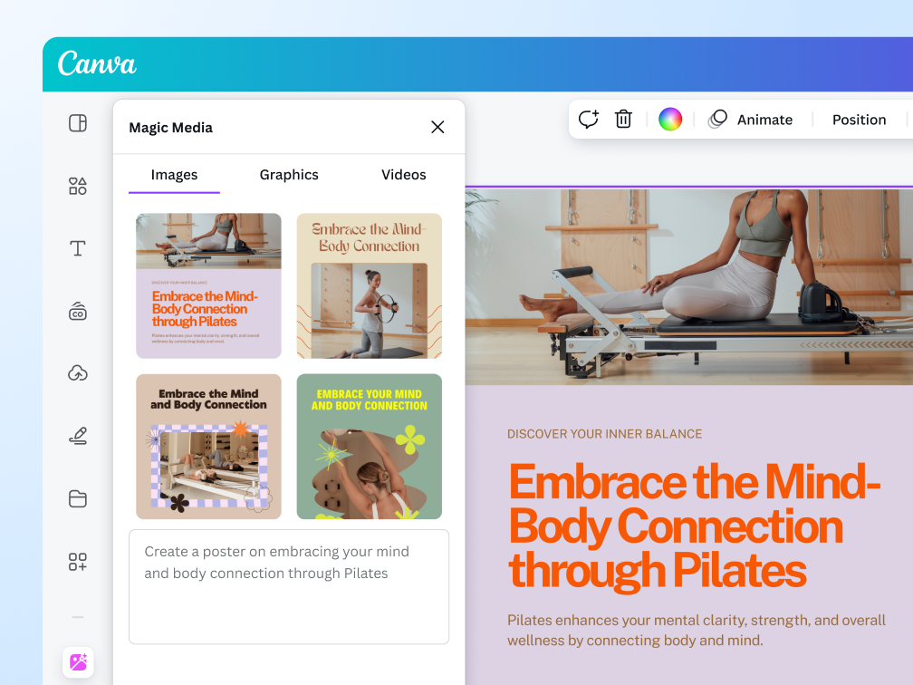 Free AI Poster Generator: Create posters with AI | Canva