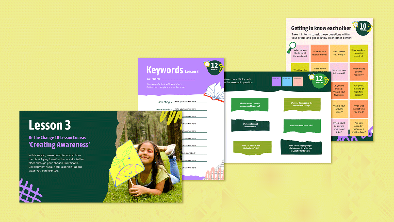 Be The Change: Lesson 3 - Creating Awareness