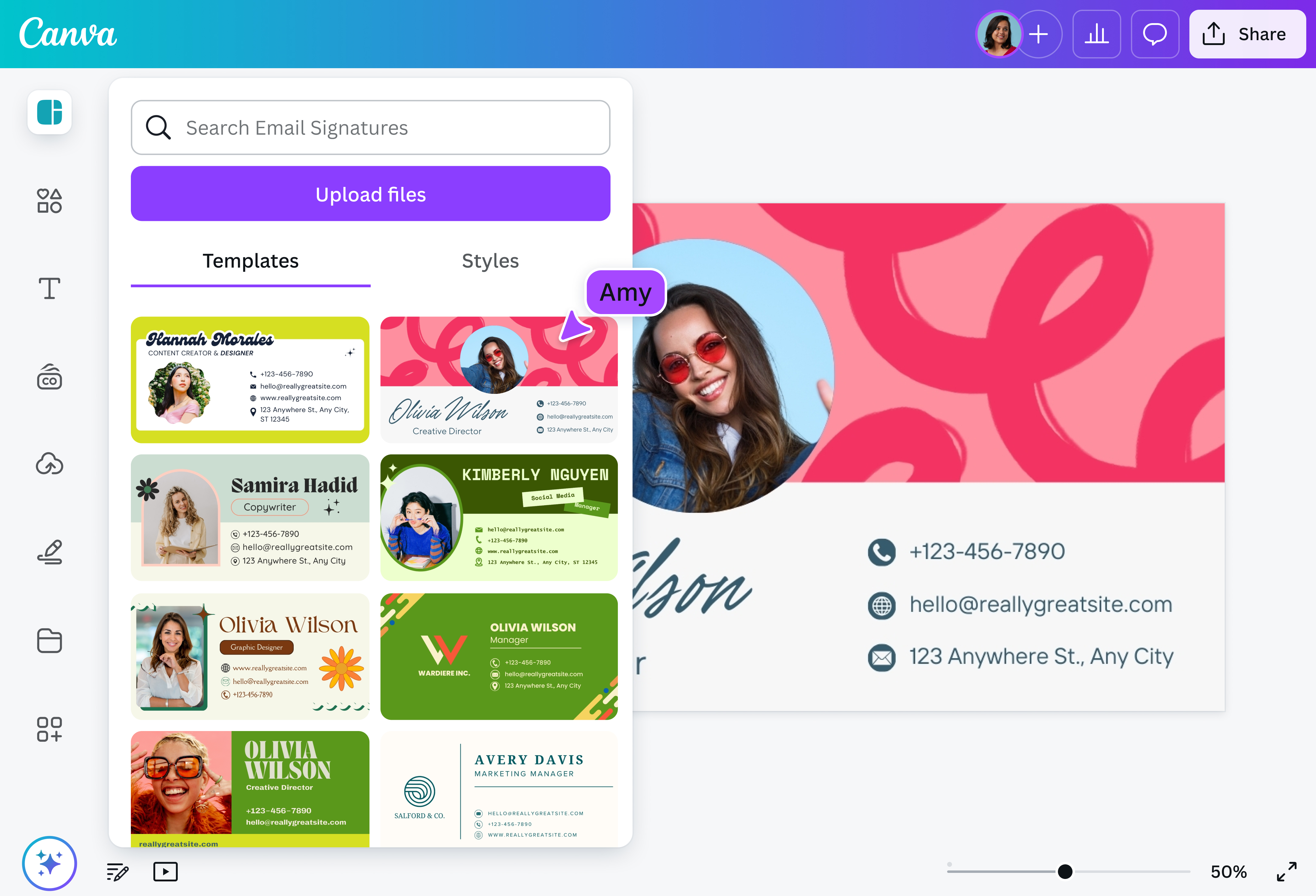 Free Email Signature Generator: Create Email Signatures | Canva