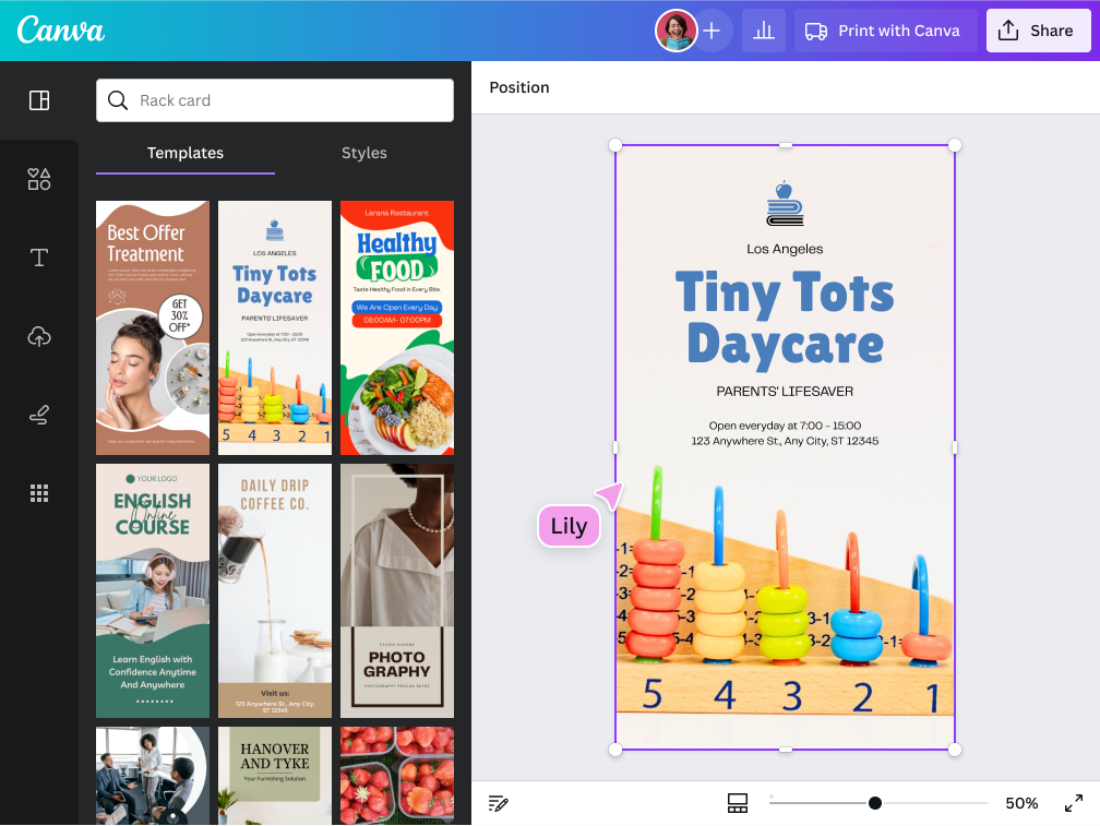 Leaflet - Desain dan Cetak Kartu Rak Khusus | Canva